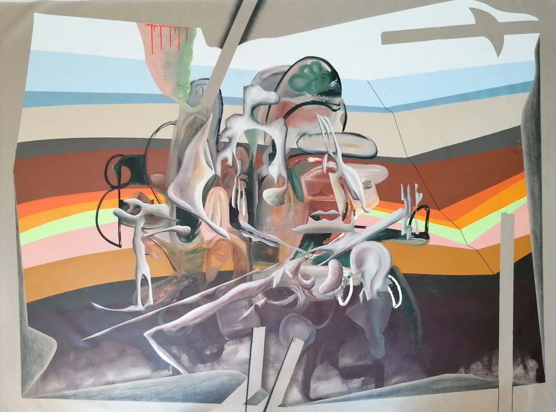 FORMY Painting by Stefano Mazzolini - Jose Art Gallery