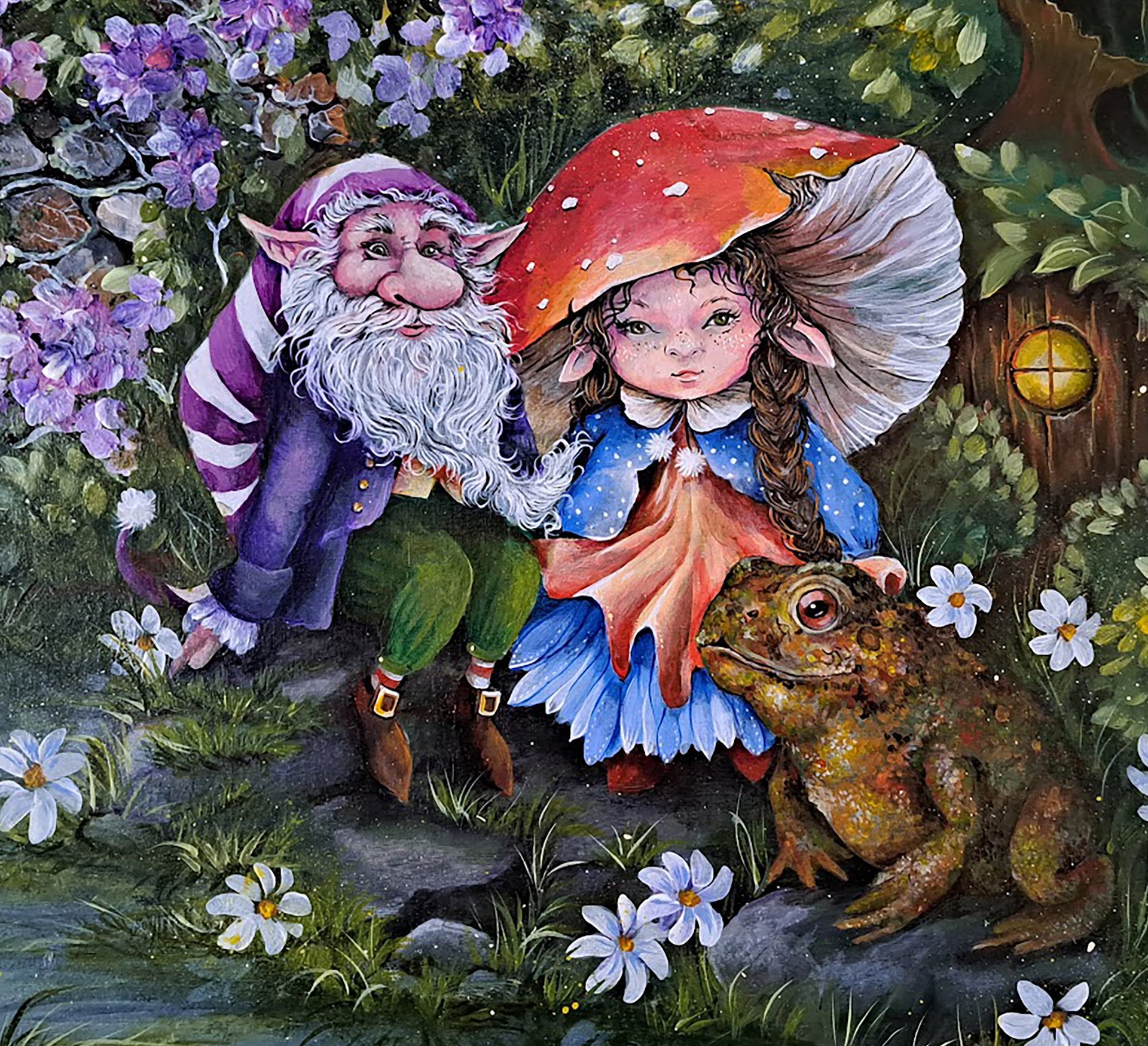 Fairy Tale Time Painting by Katerina Polіshchuk - Jose Art Gallery