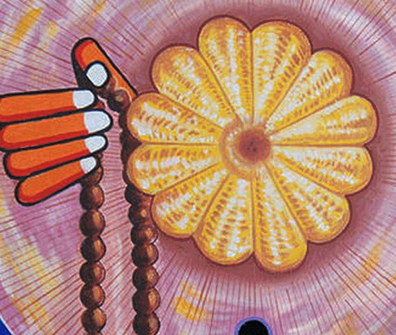 THE SUPREME POWER OF CHAKRAS Painting by Ragunath Venkatraman