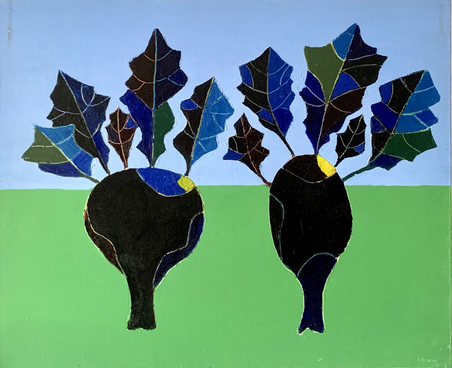 Above and below Painting by Valya Boneva - Jose Art Gallery