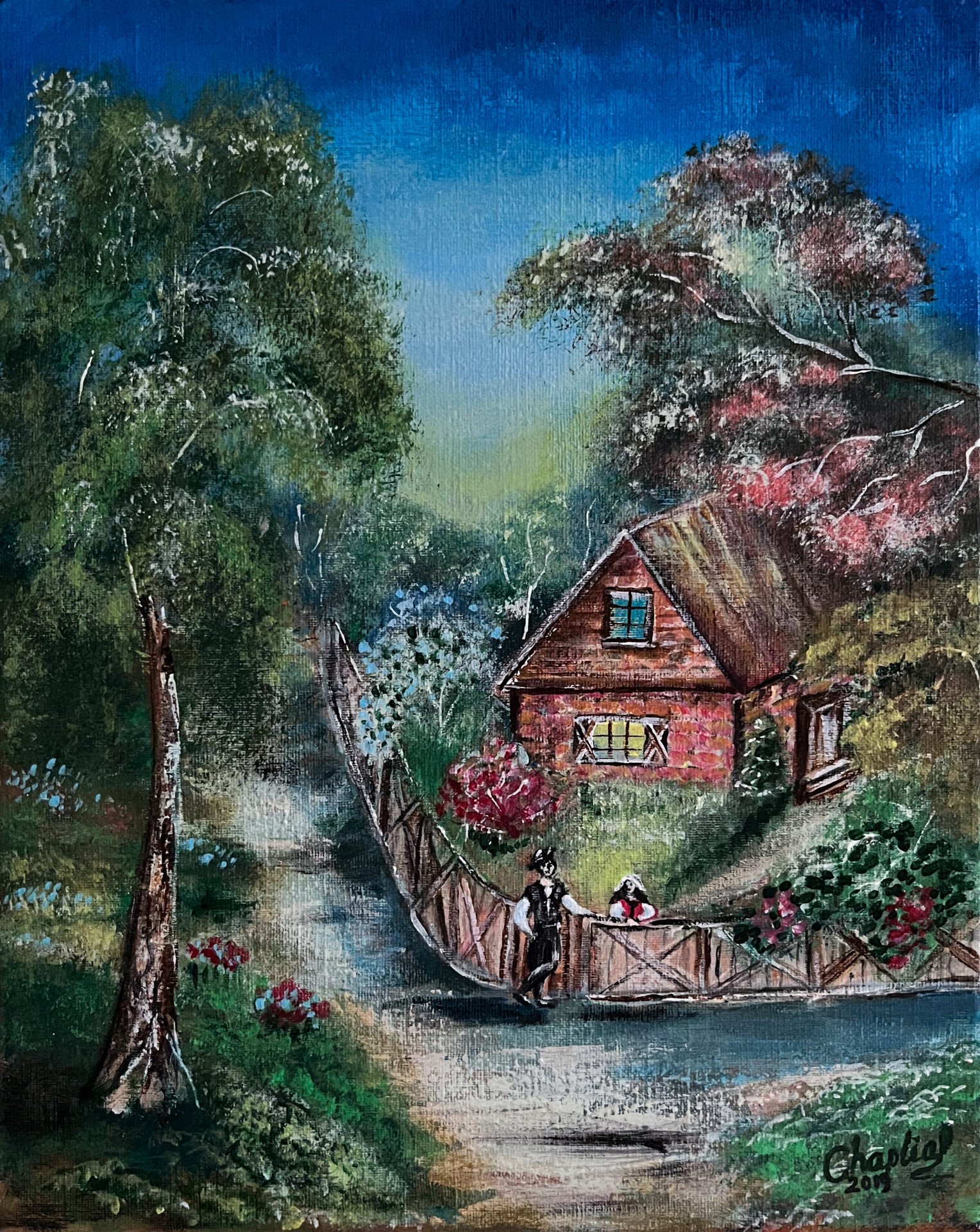 Rendezvous Painting by Irina Chaplya - Jose Art Gallery