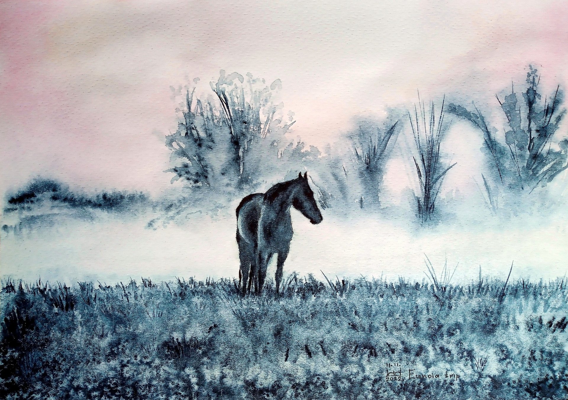 Eunoia trip Drawing - Kateryna Bielikova - Jose Art Gallery