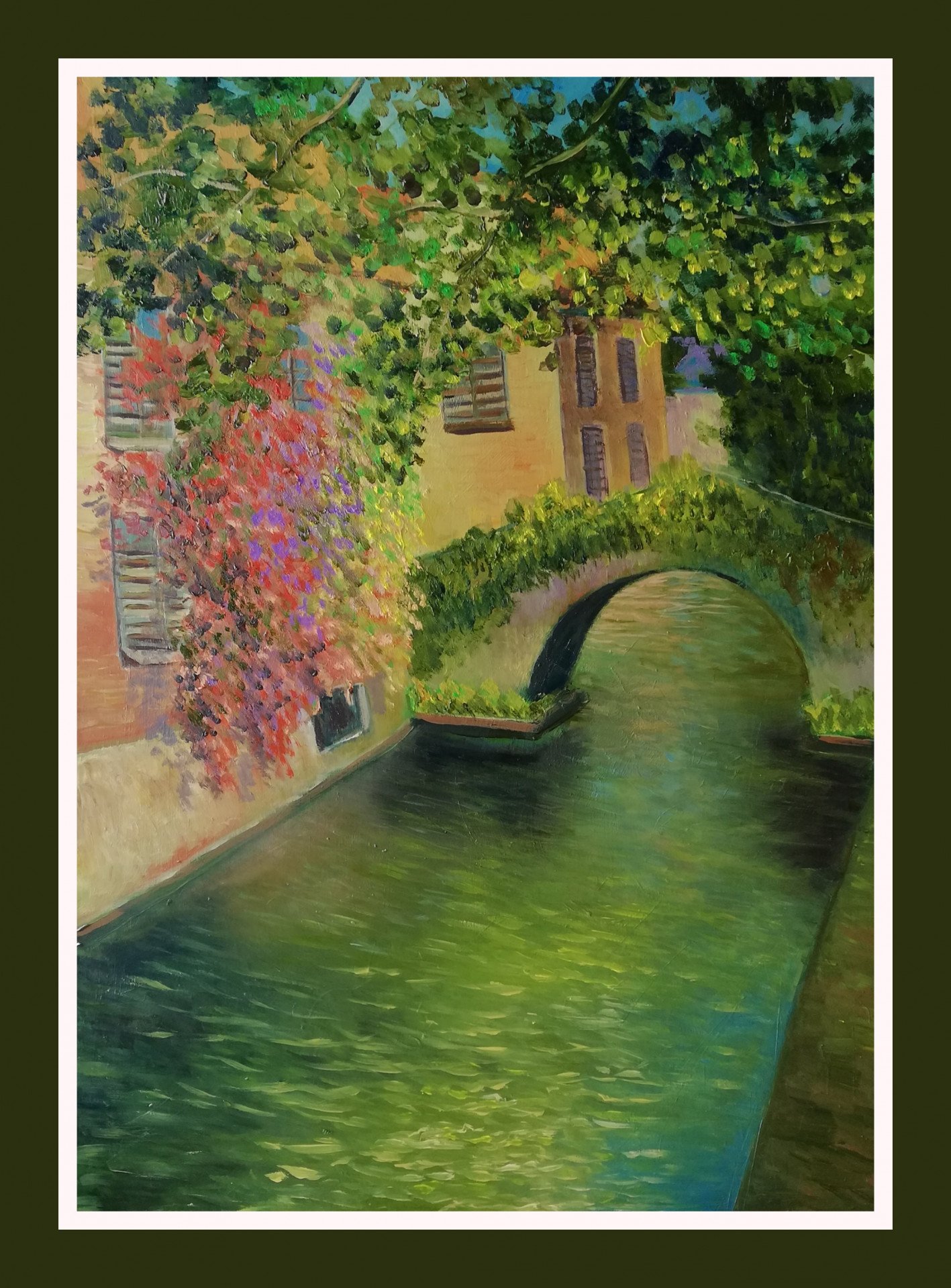 Ancient channel Drawing - Anastasia Godubjak