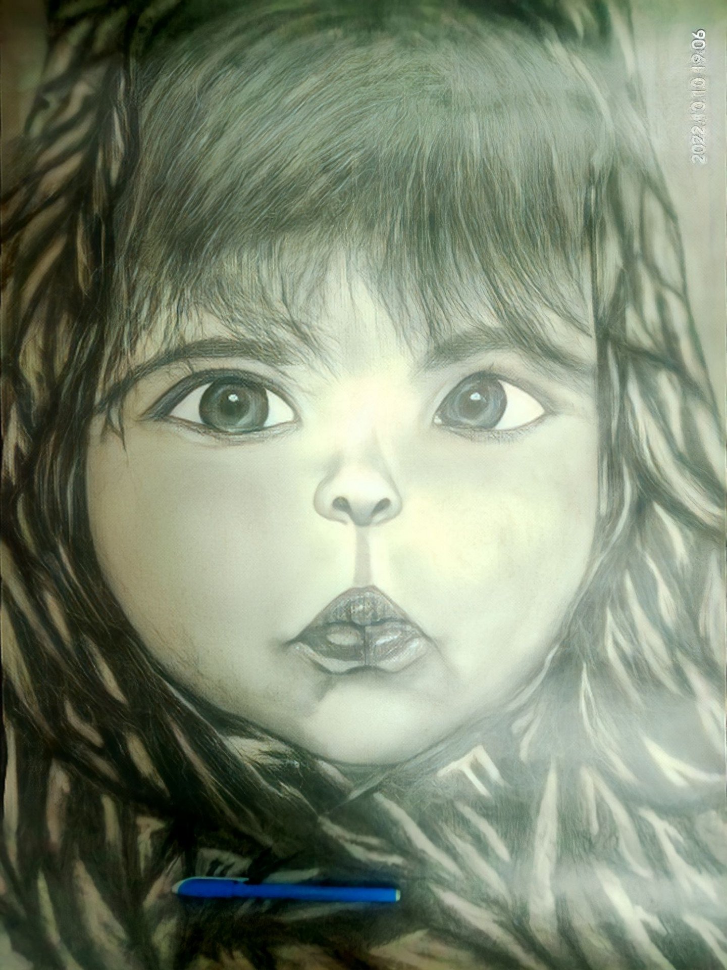 Cold baby Painting by Ishu Audi - Jose Art Gallery