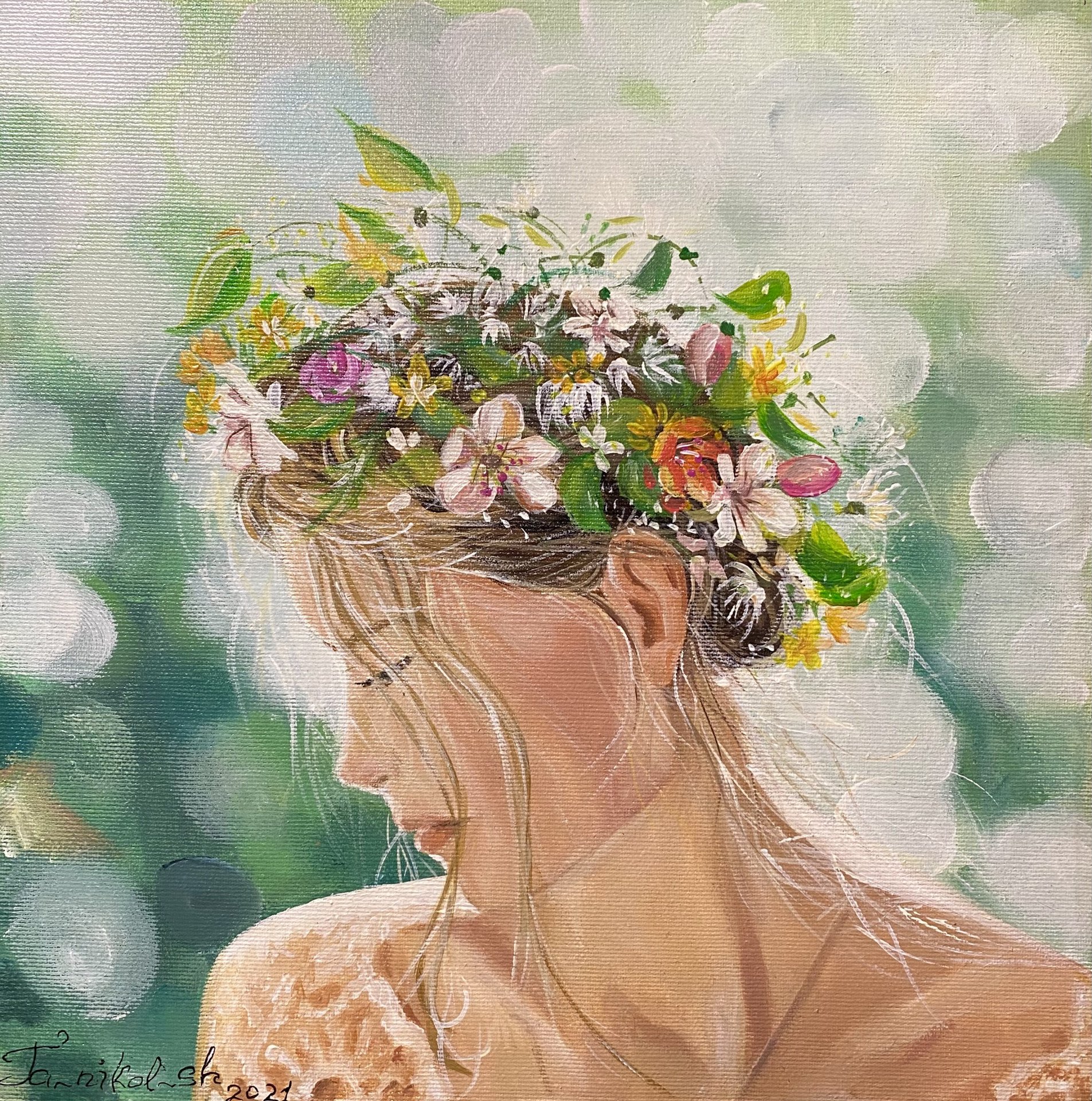 Spring Painting by Tatyana Shepelya - Jose Art Gallery