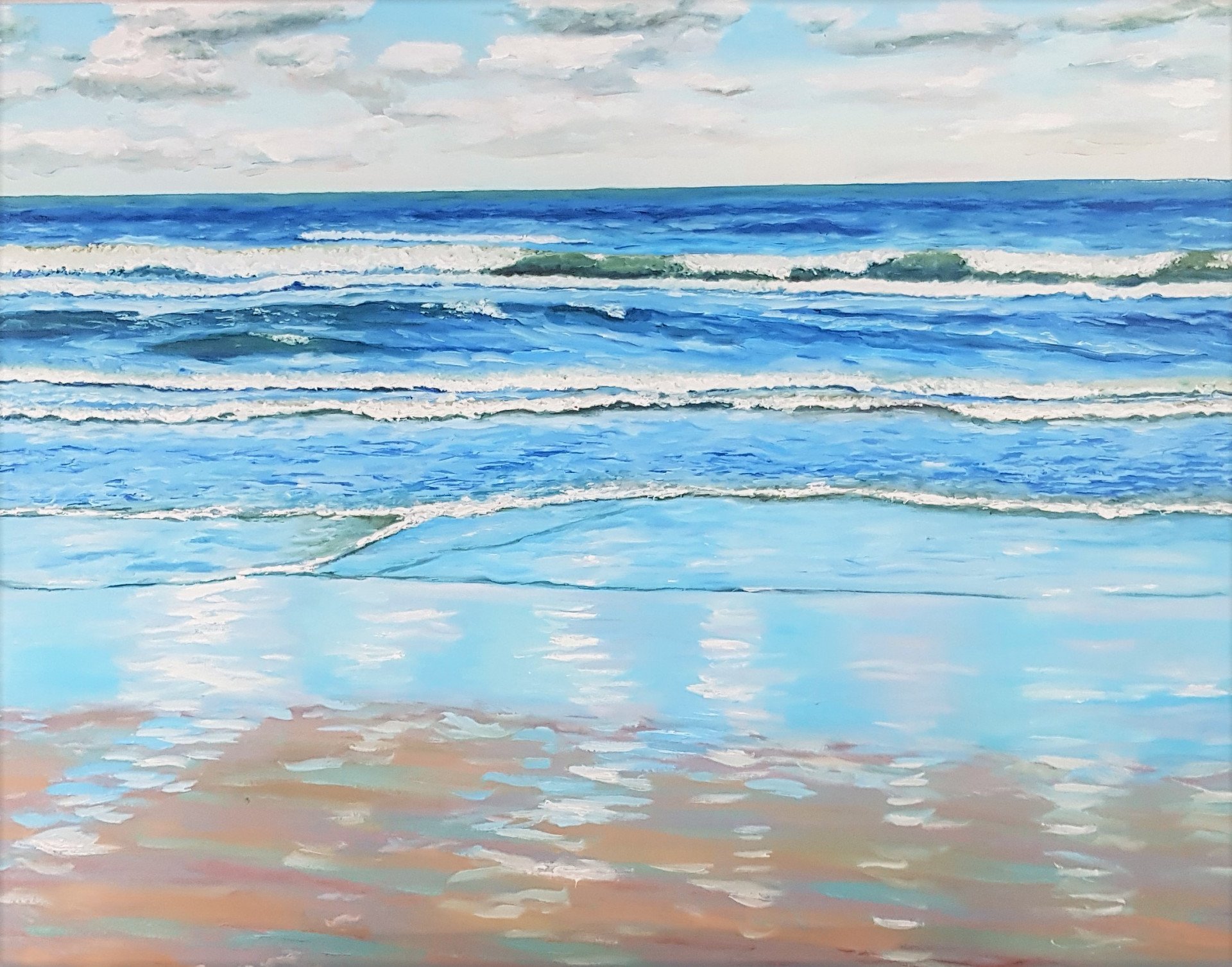 Calm Ocean Painting The Art Of Serenity Landscape Paintings To Calm
