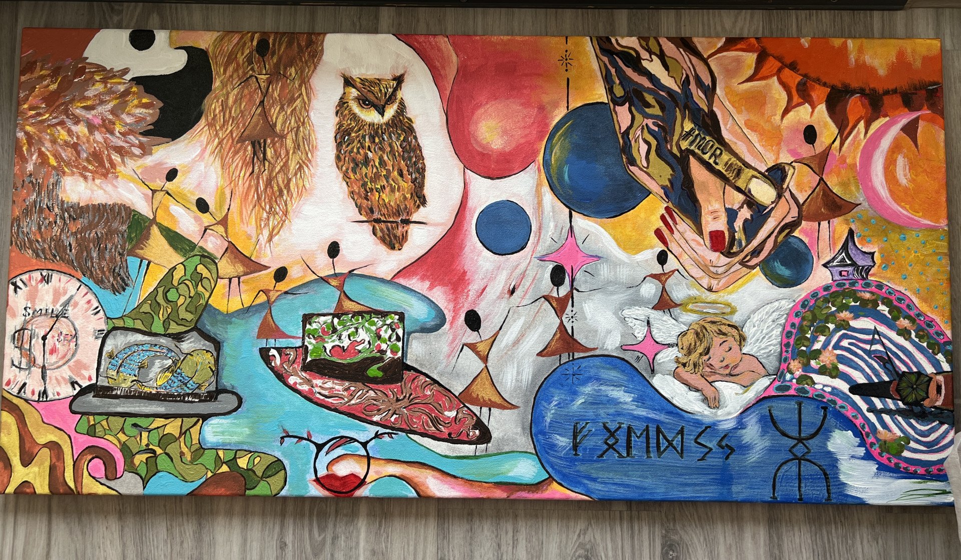 Family Shield of Balance Painting by Iryna Akinchyts