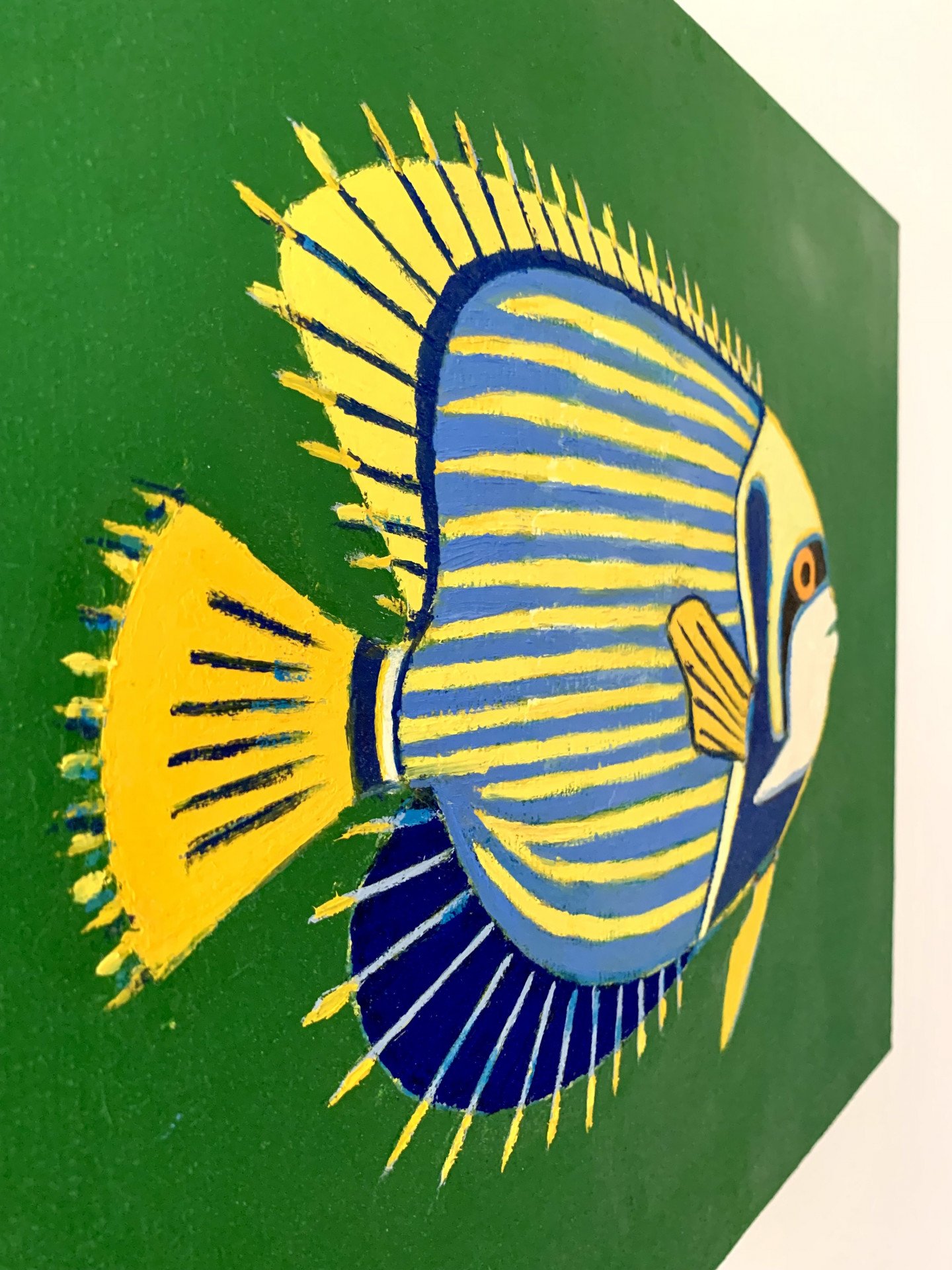 Angel fish Painting by Valya Boneva - Jose Art Gallery
