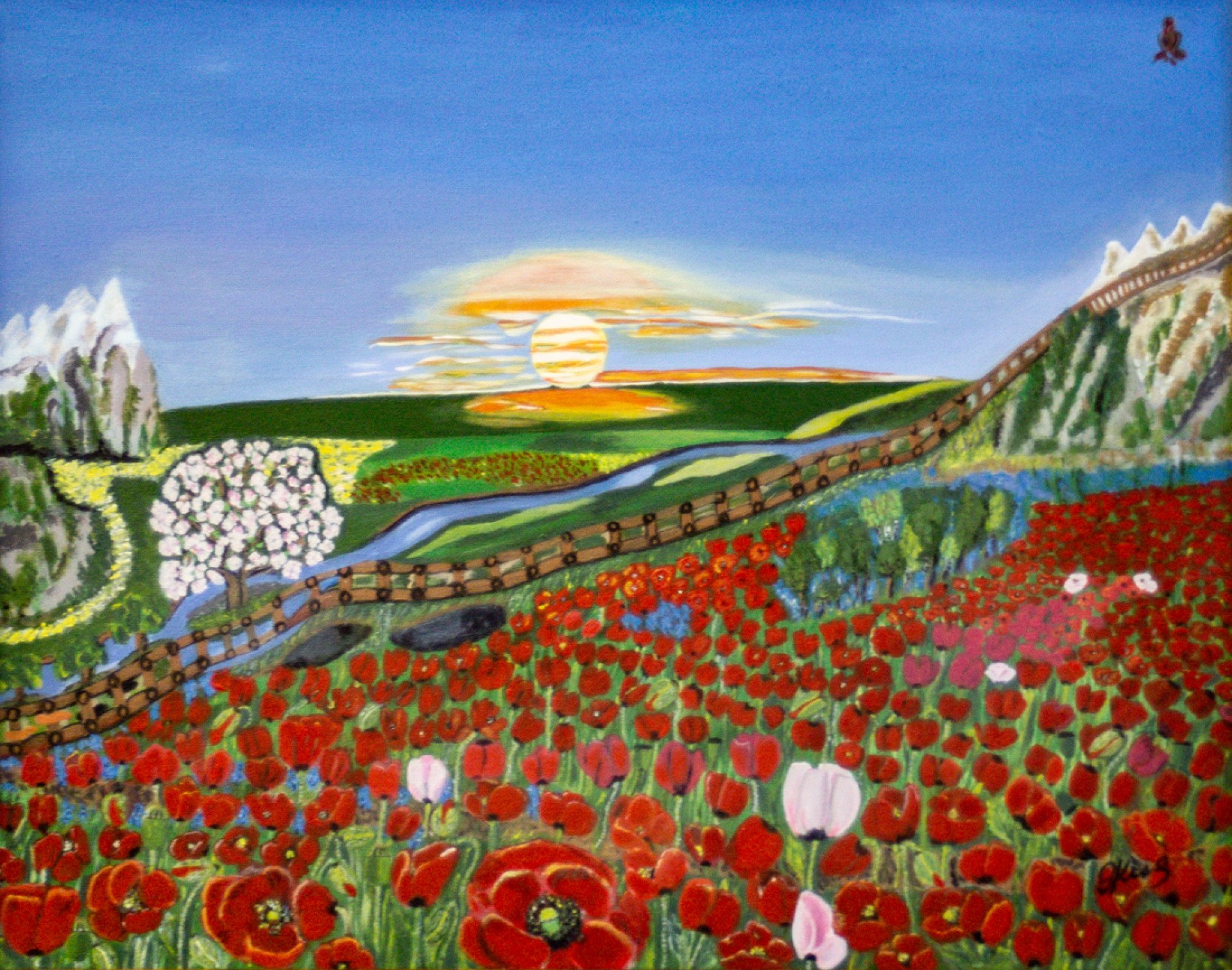 Lestnica V Nebo Painting by Eproksiya Kokozova