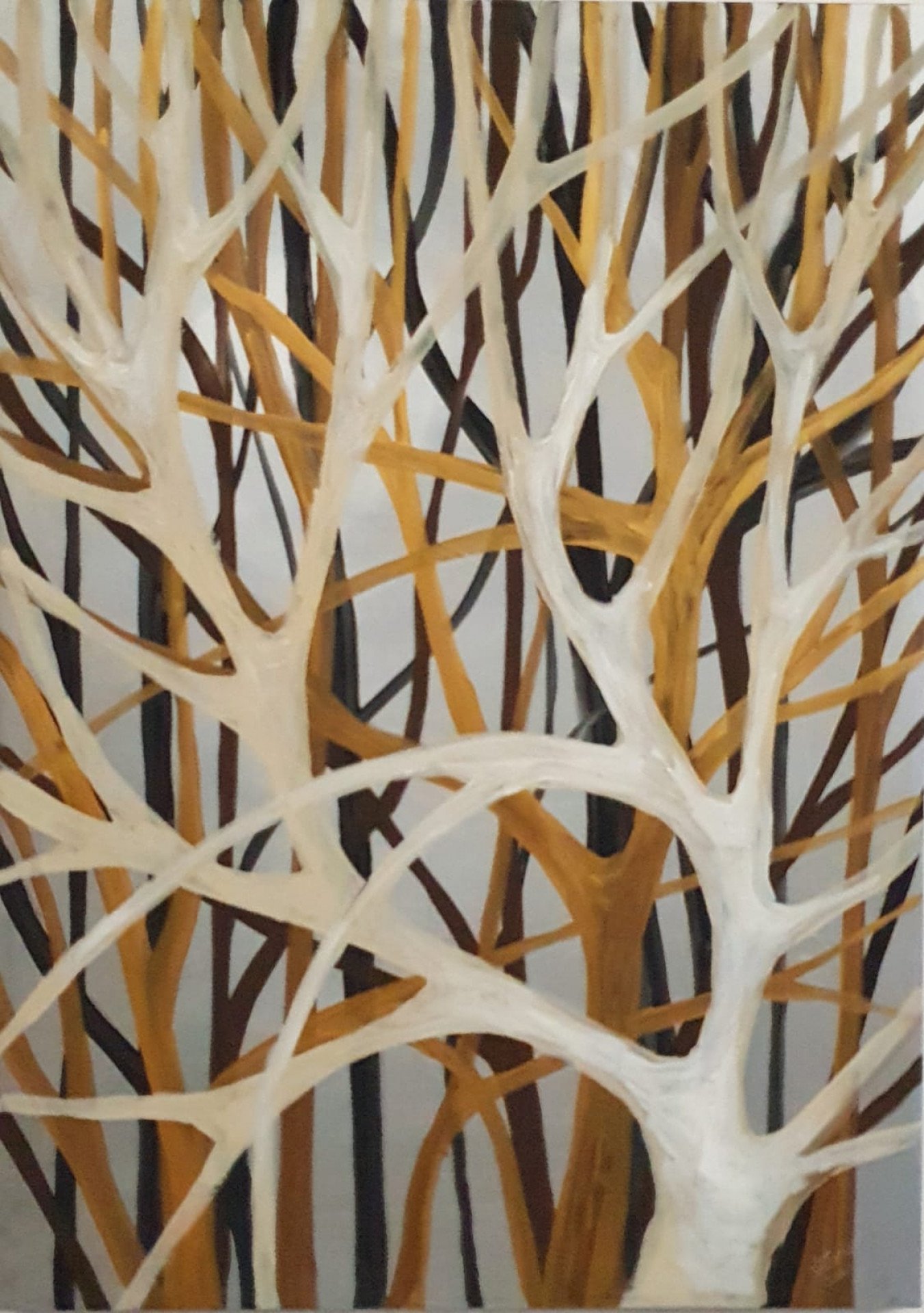 VICTORIA'S TREE OF KNOWLEDGE Painting by Victoria Gradinar