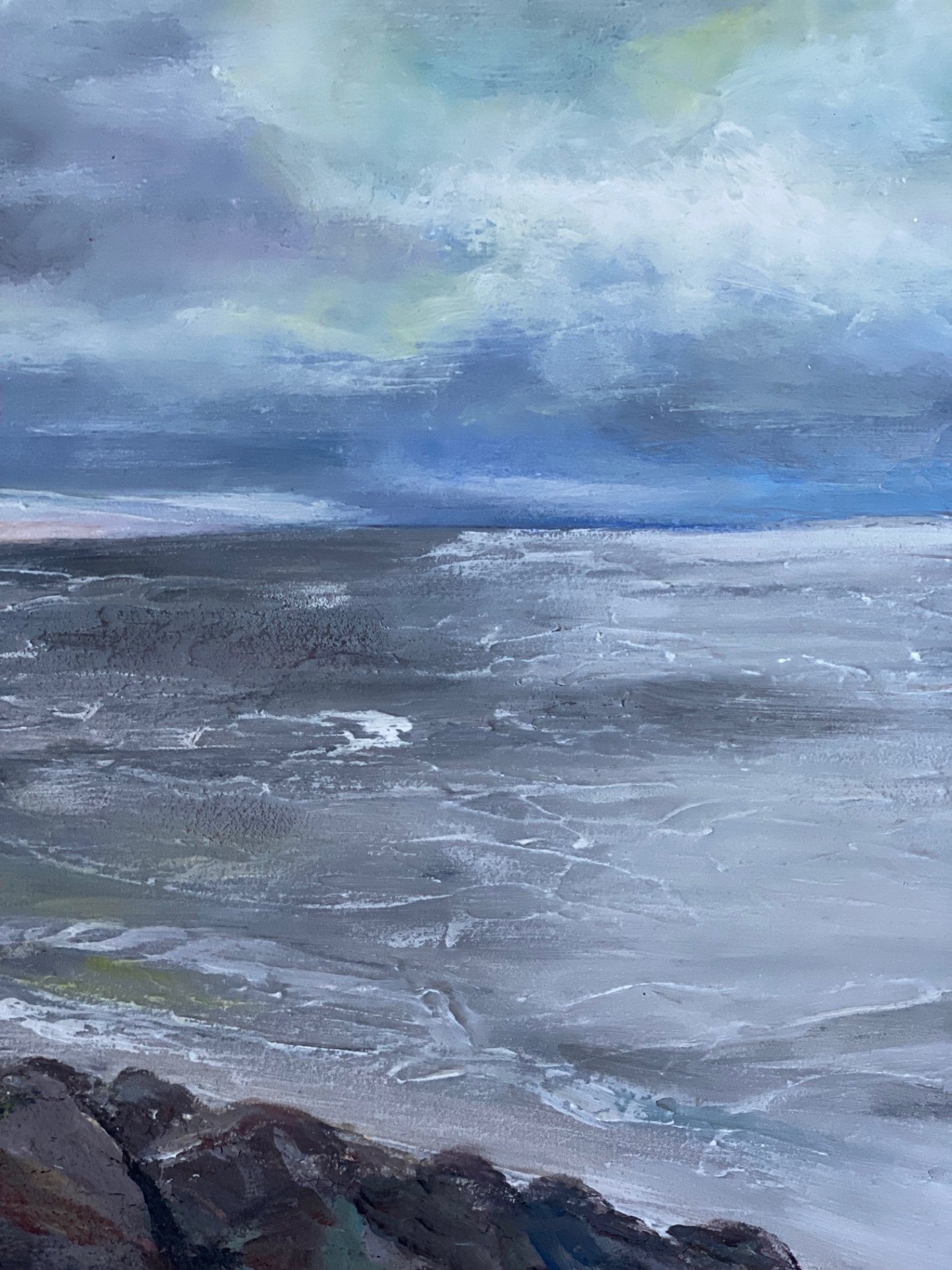 Away from the Hustle and Bustl Painting by Larisa Robins
