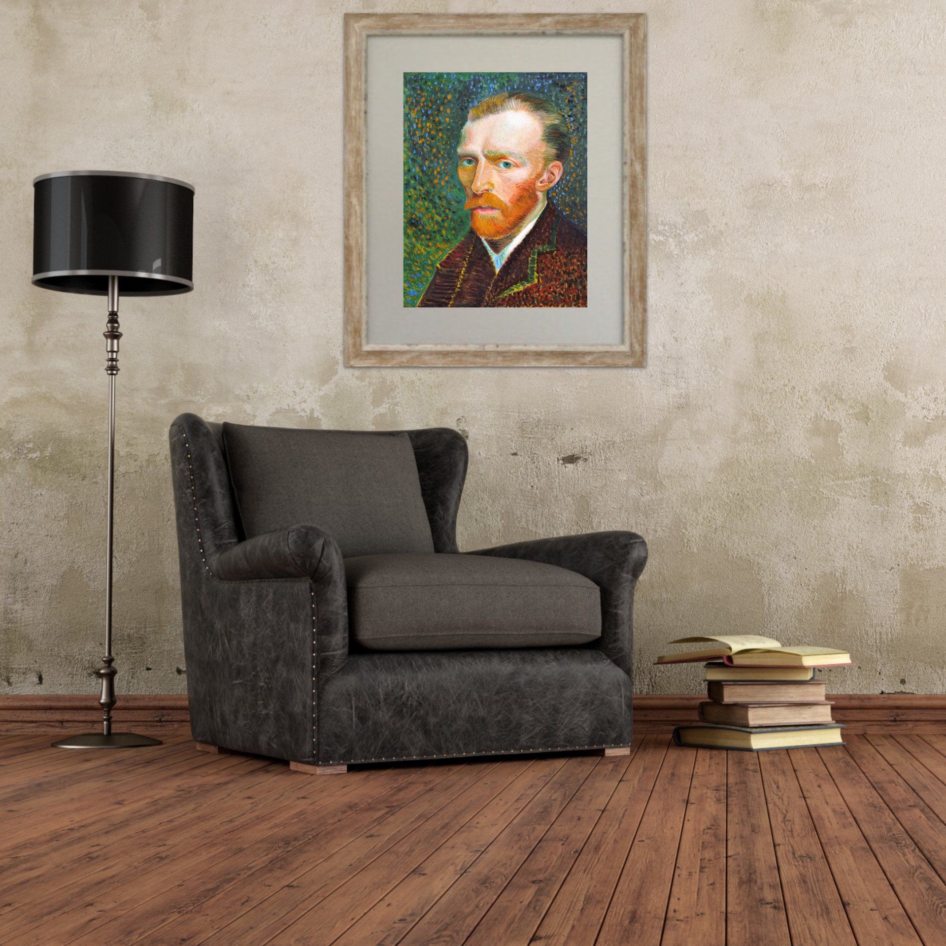 Van Gogh portrait Painting by Elena Gerasimova - Jose Art Gallery