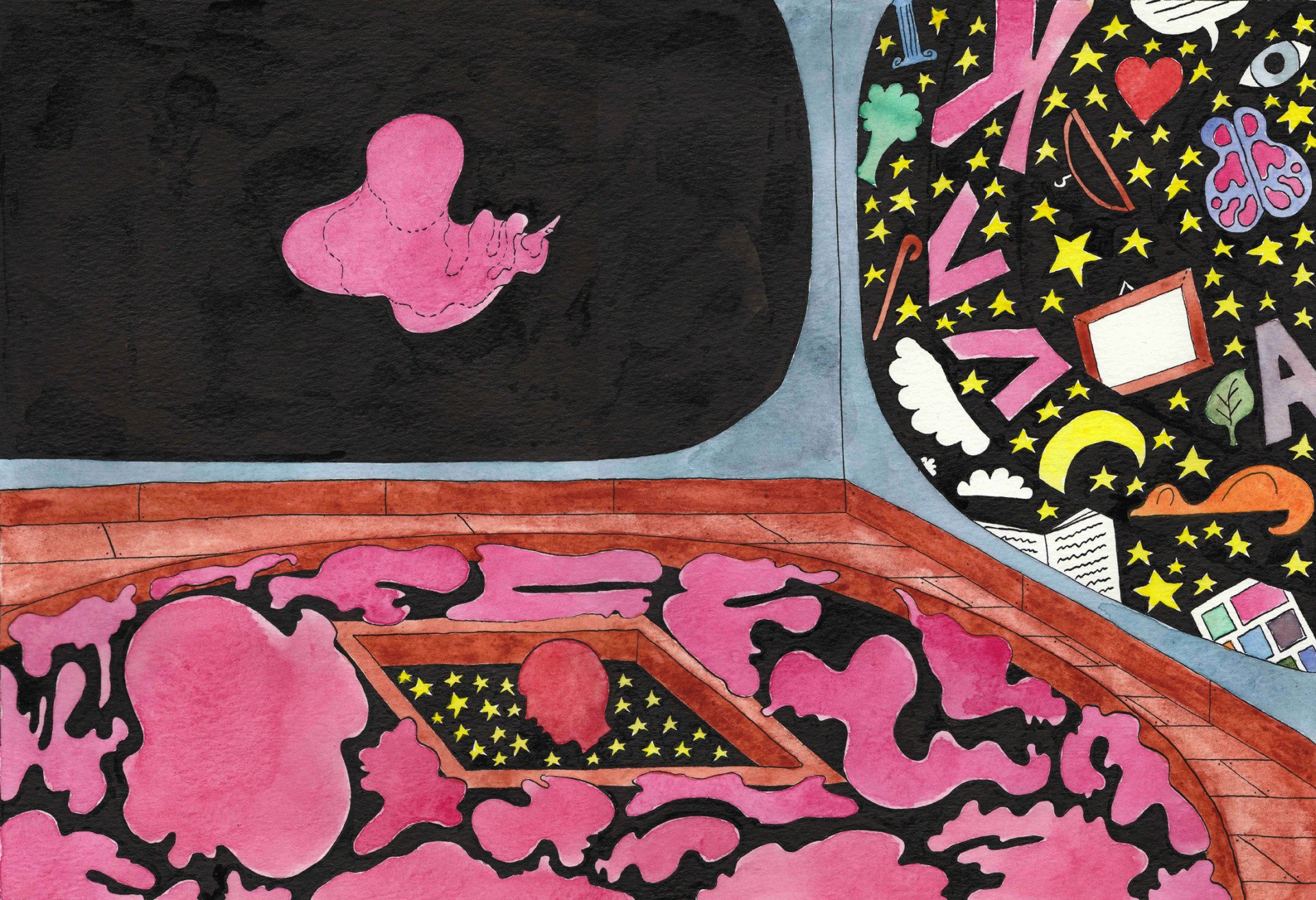 Inner Worlds Painting by Sandro Cocco - Jose Art Gallery