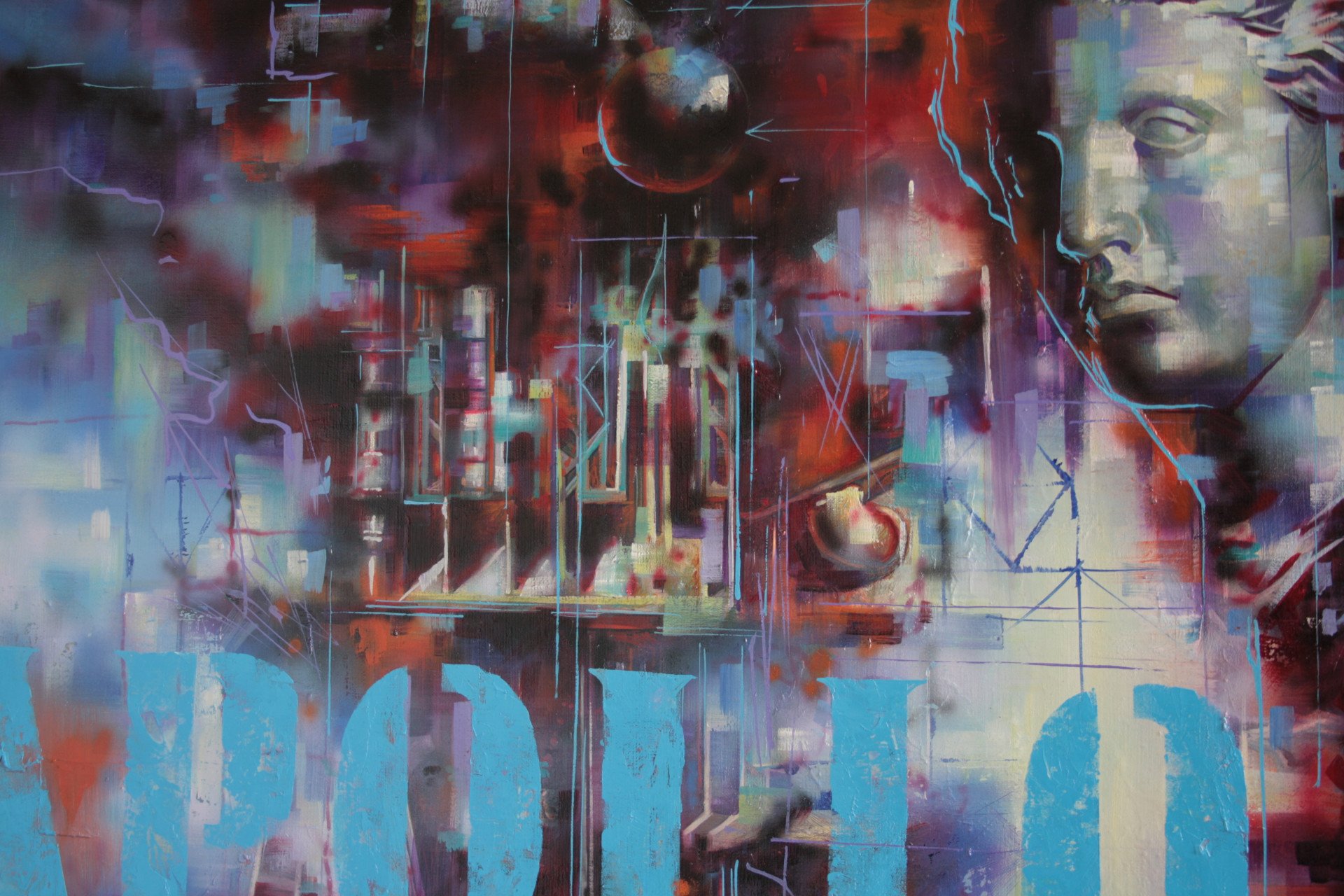 apollo flight Painting by Alexandr Dobrodiy - Jose Art Gallery