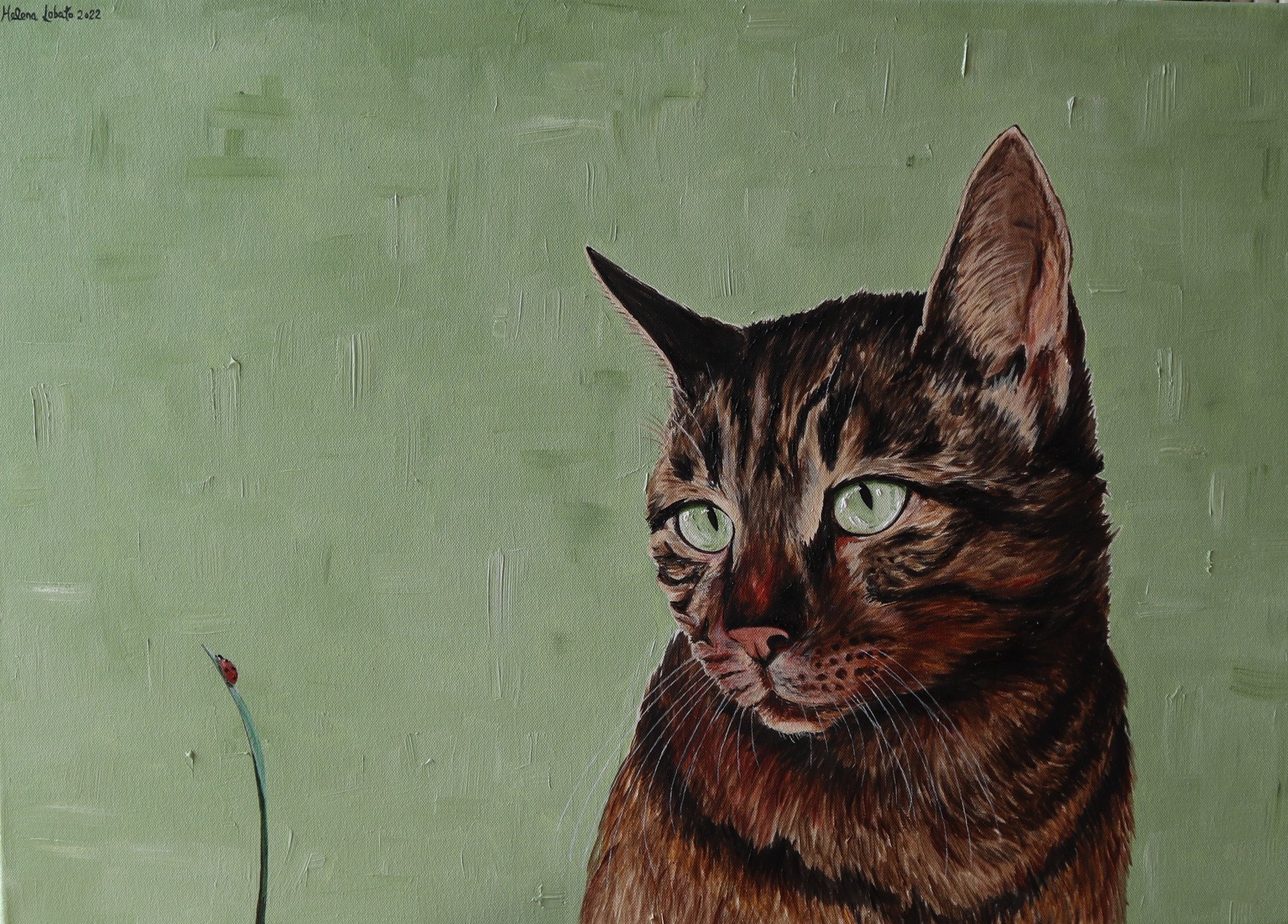 Gabirú Painting by Helena Lobato - Jose Art Gallery