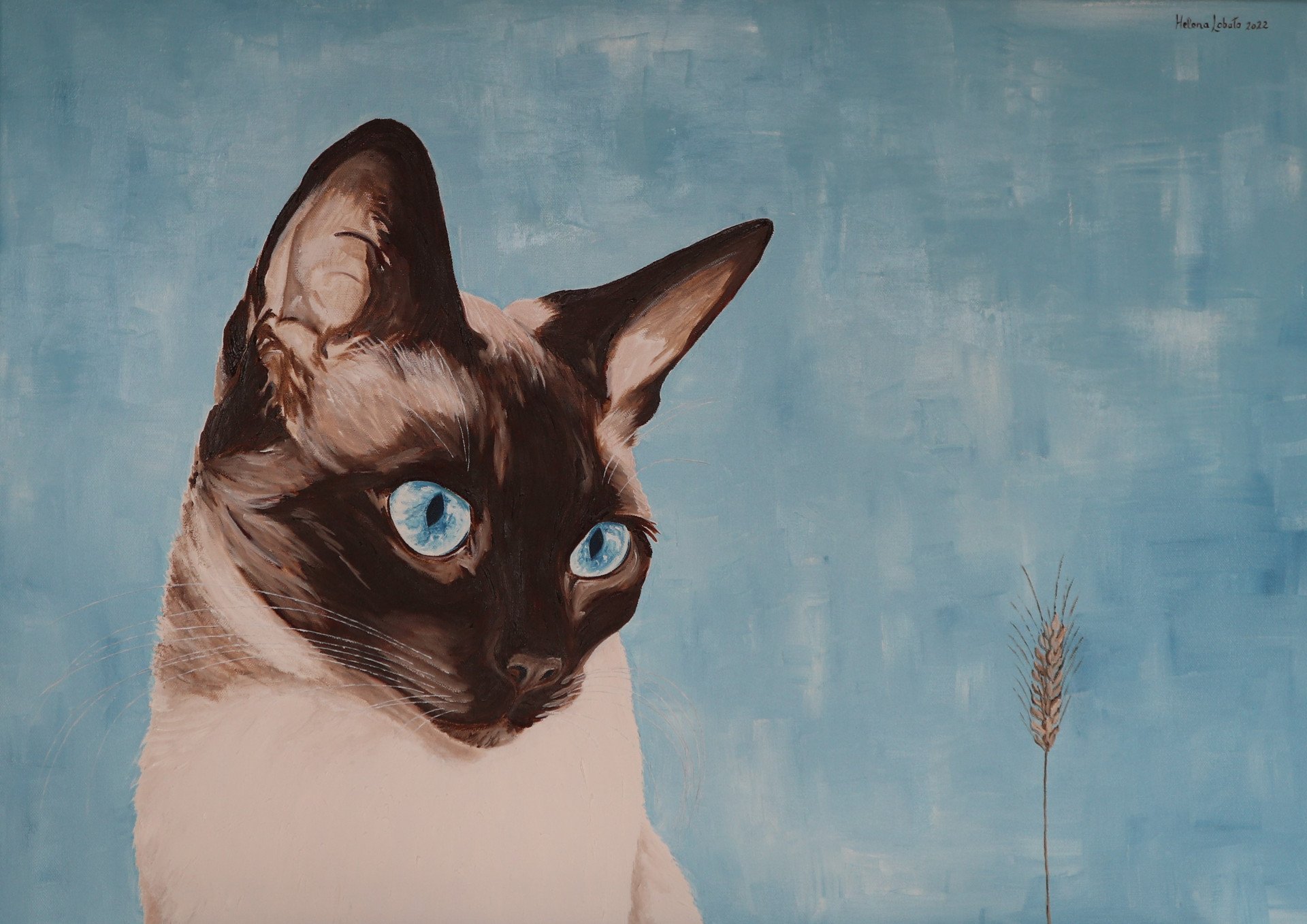 Nala Painting by Helena Lobato - Jose Art Gallery