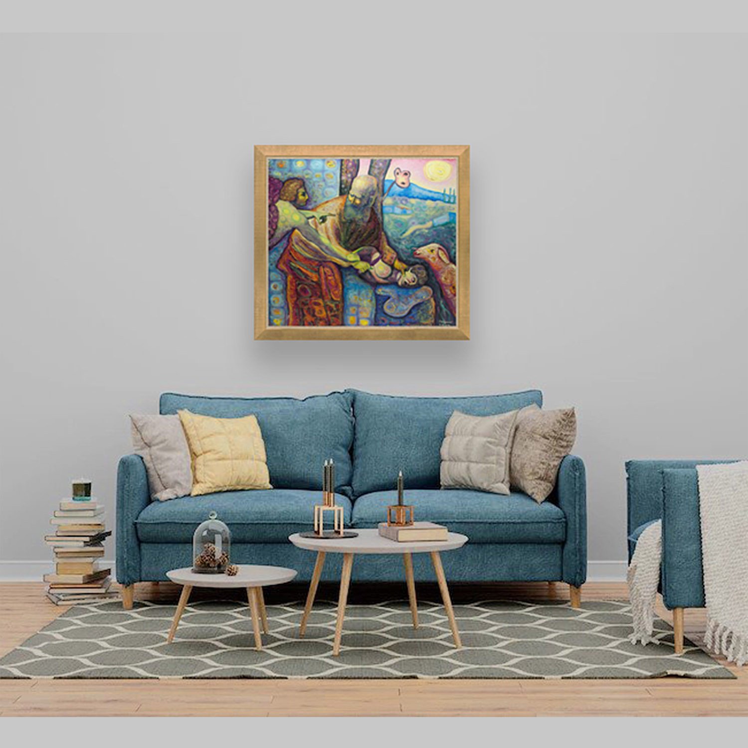 The Sacrifice of Isaac Painting by Boris Subotic - Jose Art Gallery