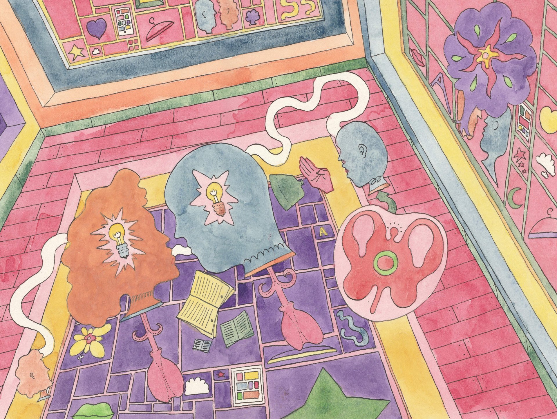 Transformation Painting by Sandro Cocco - Jose Art Gallery