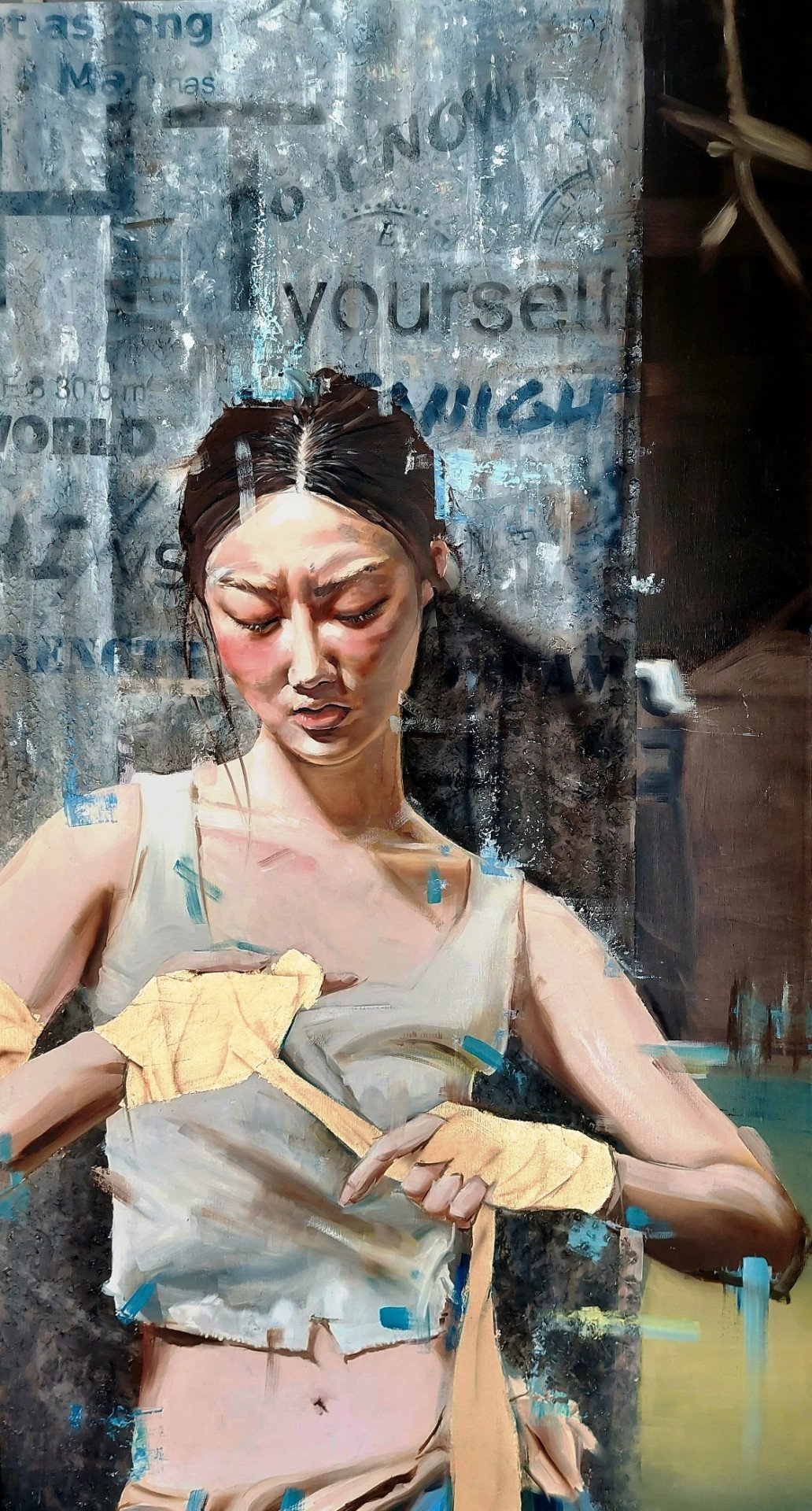 Senshi Painting by SIMONA ZECCA - Jose Art Gallery