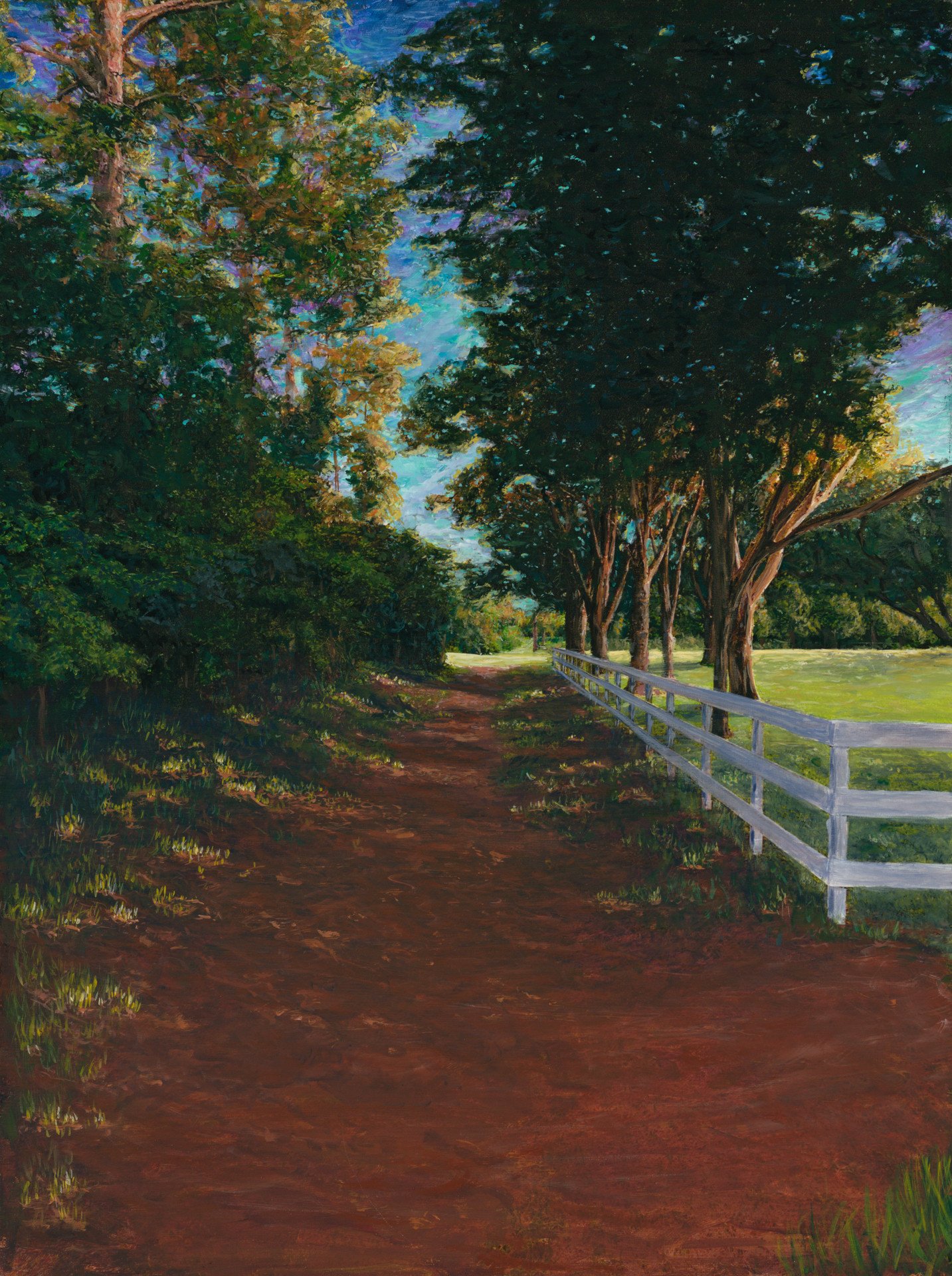 Peaceful Walk Painting by Jeffrey L. Schult