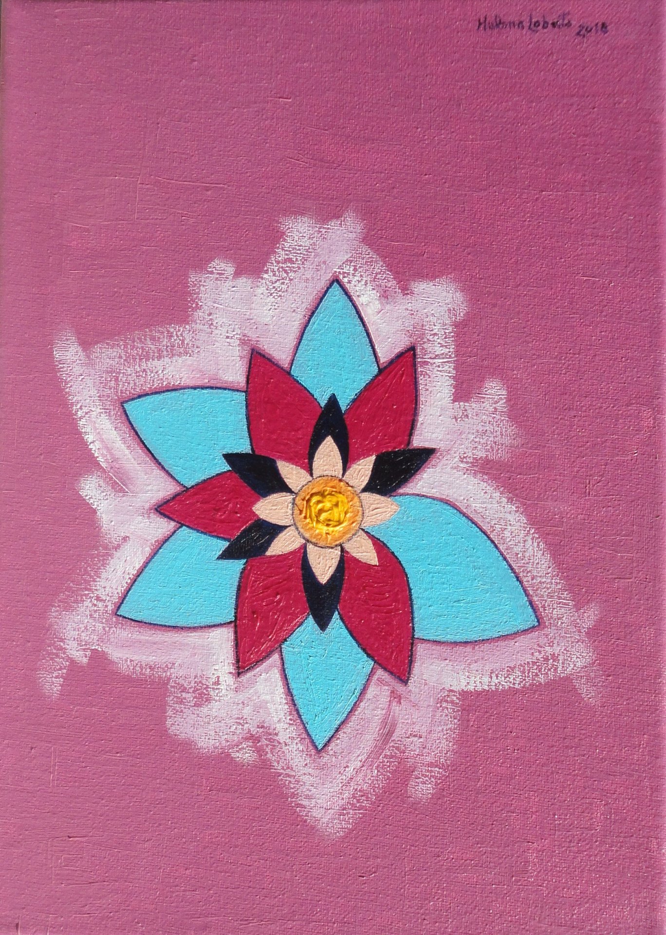 Pink Panther Painting by Helena Lobato - Jose Art Gallery