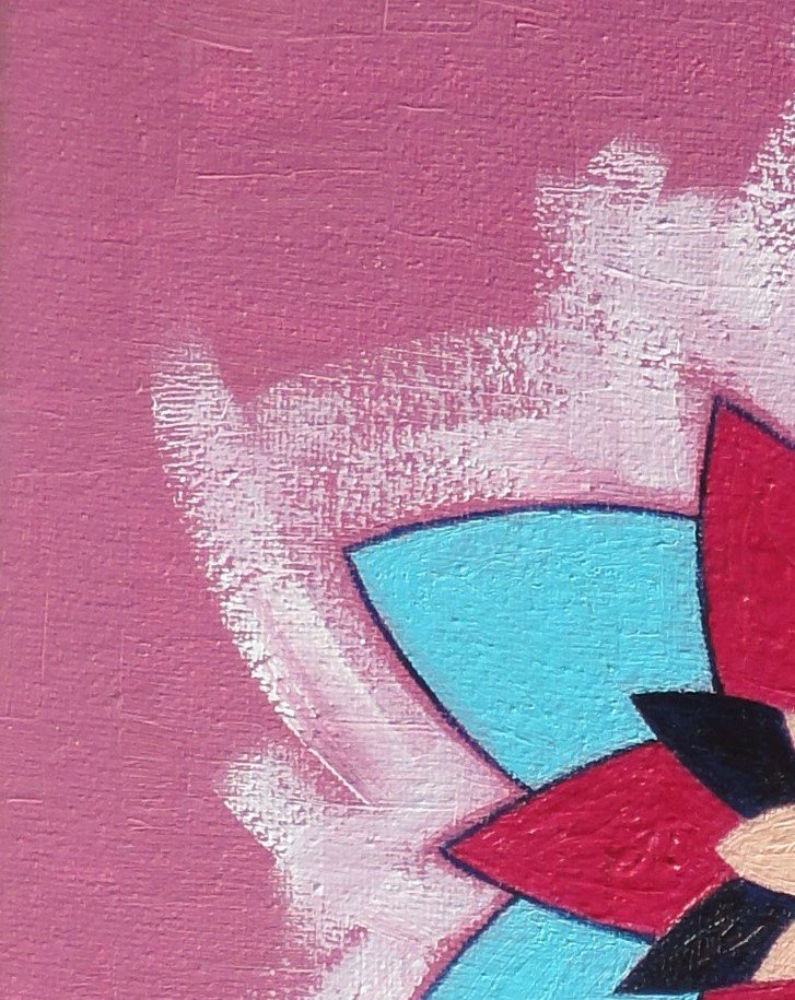 Pink Panther Painting by Helena Lobato - Jose Art Gallery