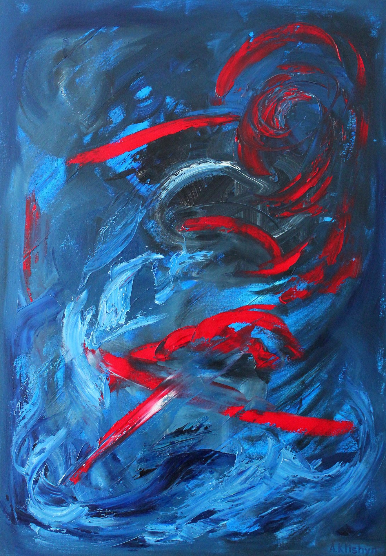 Agitación Painting by Andriy Klishin - Jose Art Gallery
