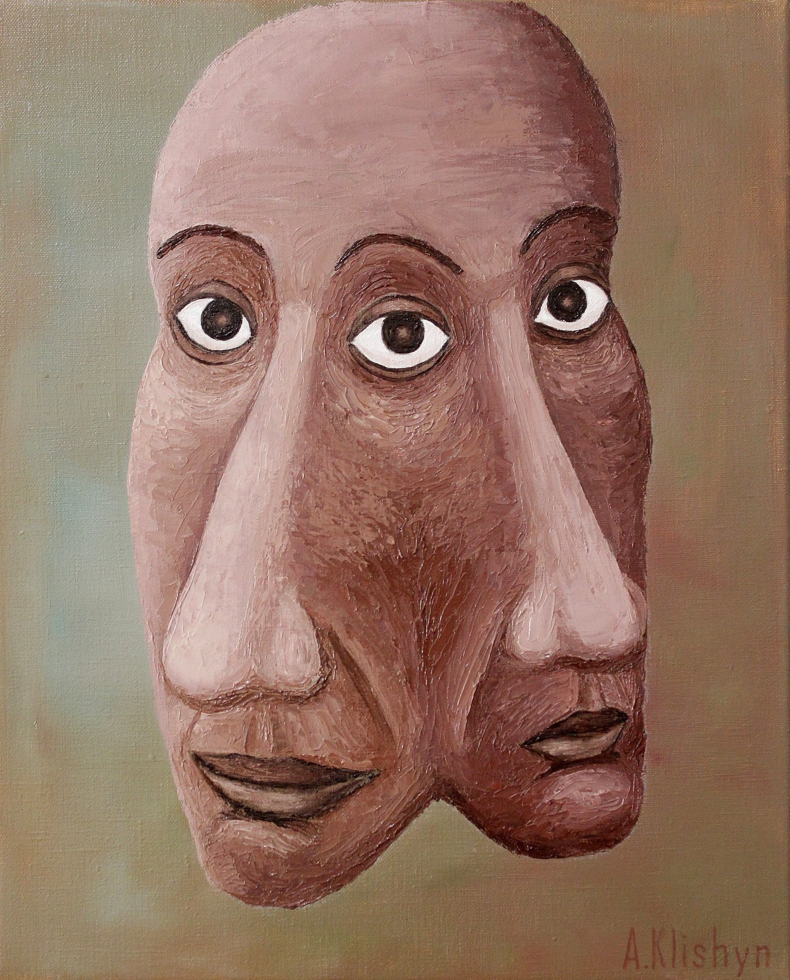 Dualism Painting by Andriy Klishyn - Jose Art Gallery