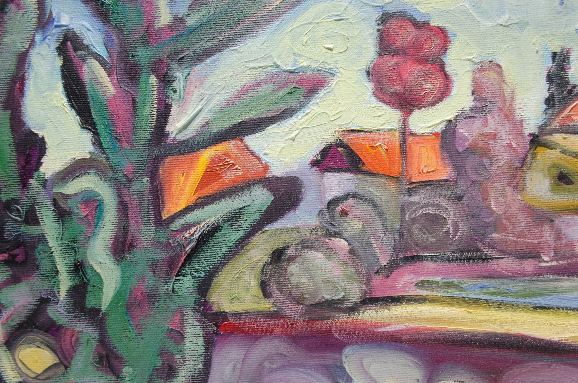 Tree on the River Painting by Boris Subotic - Jose Art Gallery