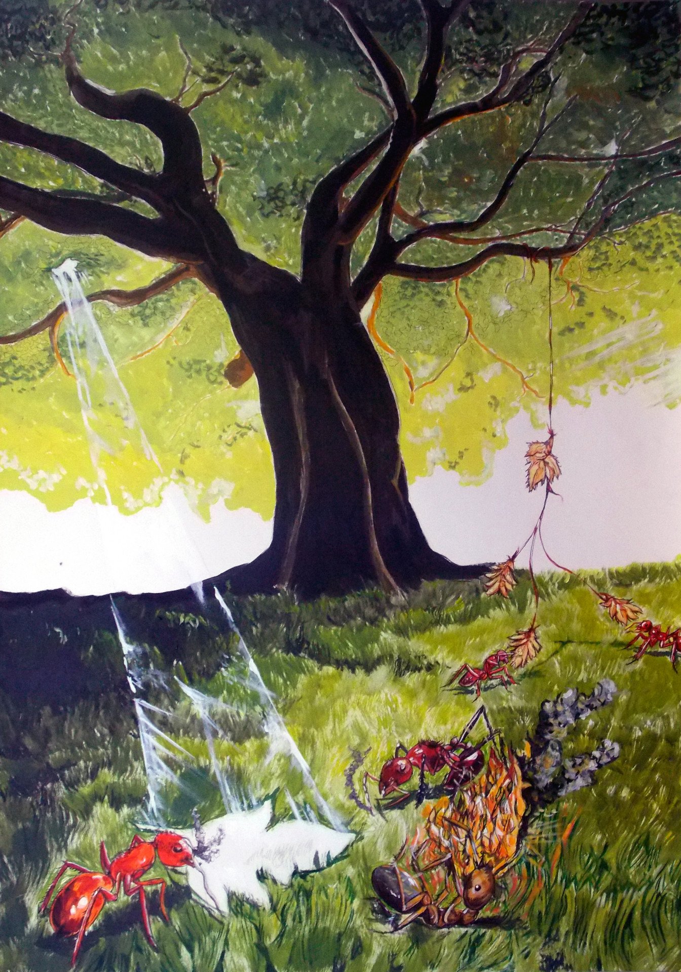 MIRAGES OF LIVES Painting by Lázaro Hurtado