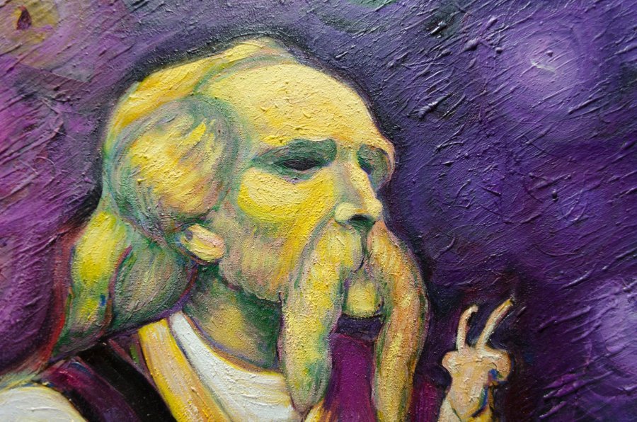 Filip VisnjicThe Blind Poet Painting by Boris Subotic