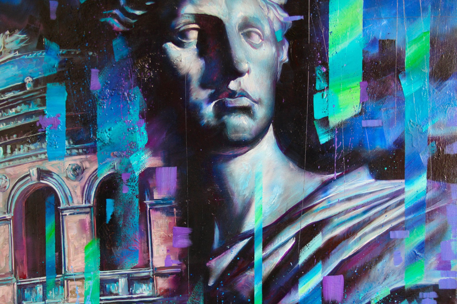 A night at the opera Painting by Alexandr Dobrodiy - Jose Art Gallery