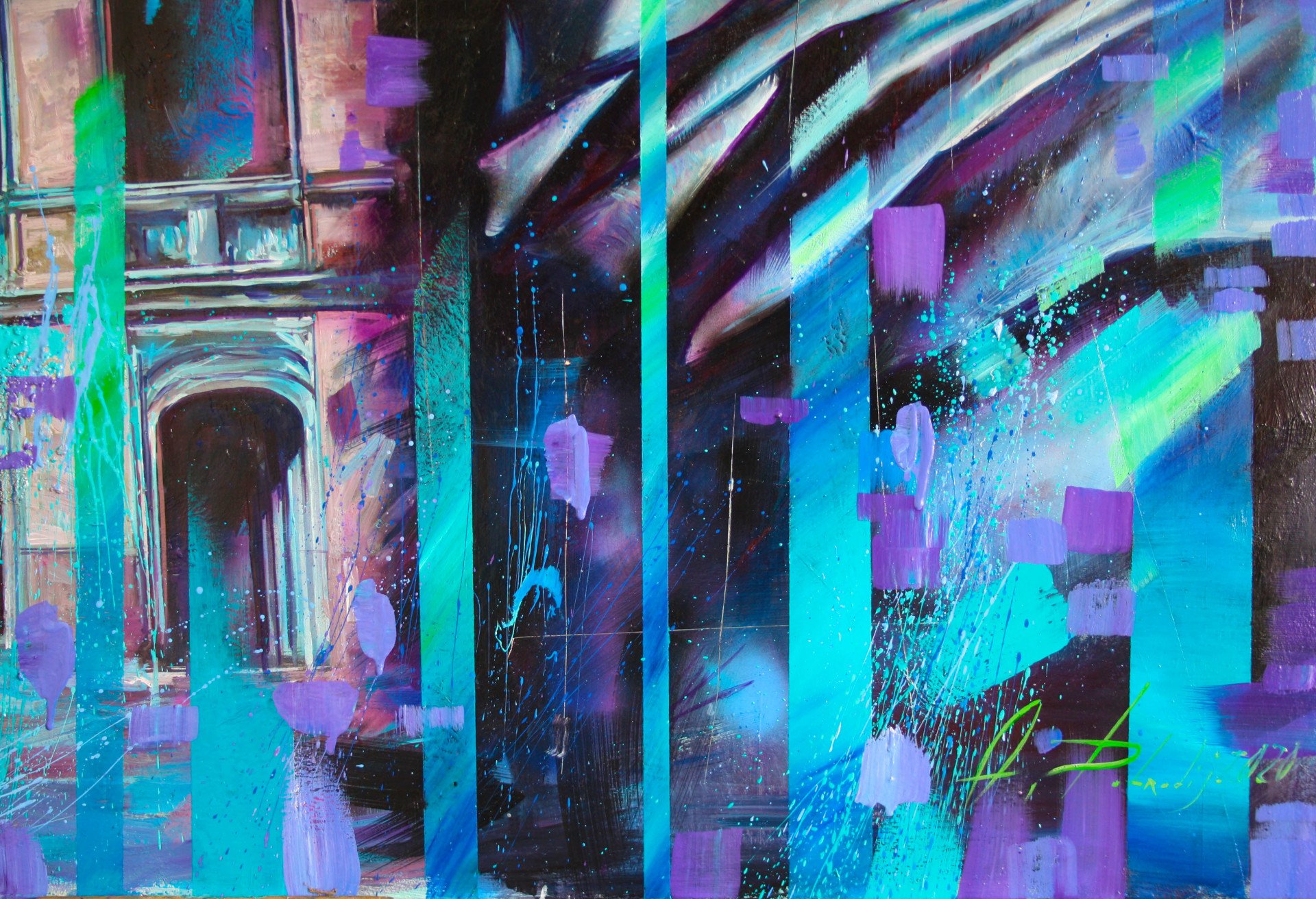 A night at the opera Painting by Alexandr Dobrodiy - Jose Art Gallery