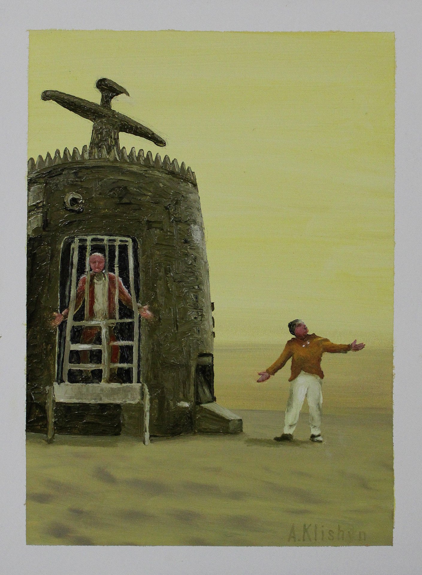 Performance Painting by Andriy Klishyn - Jose Art Gallery