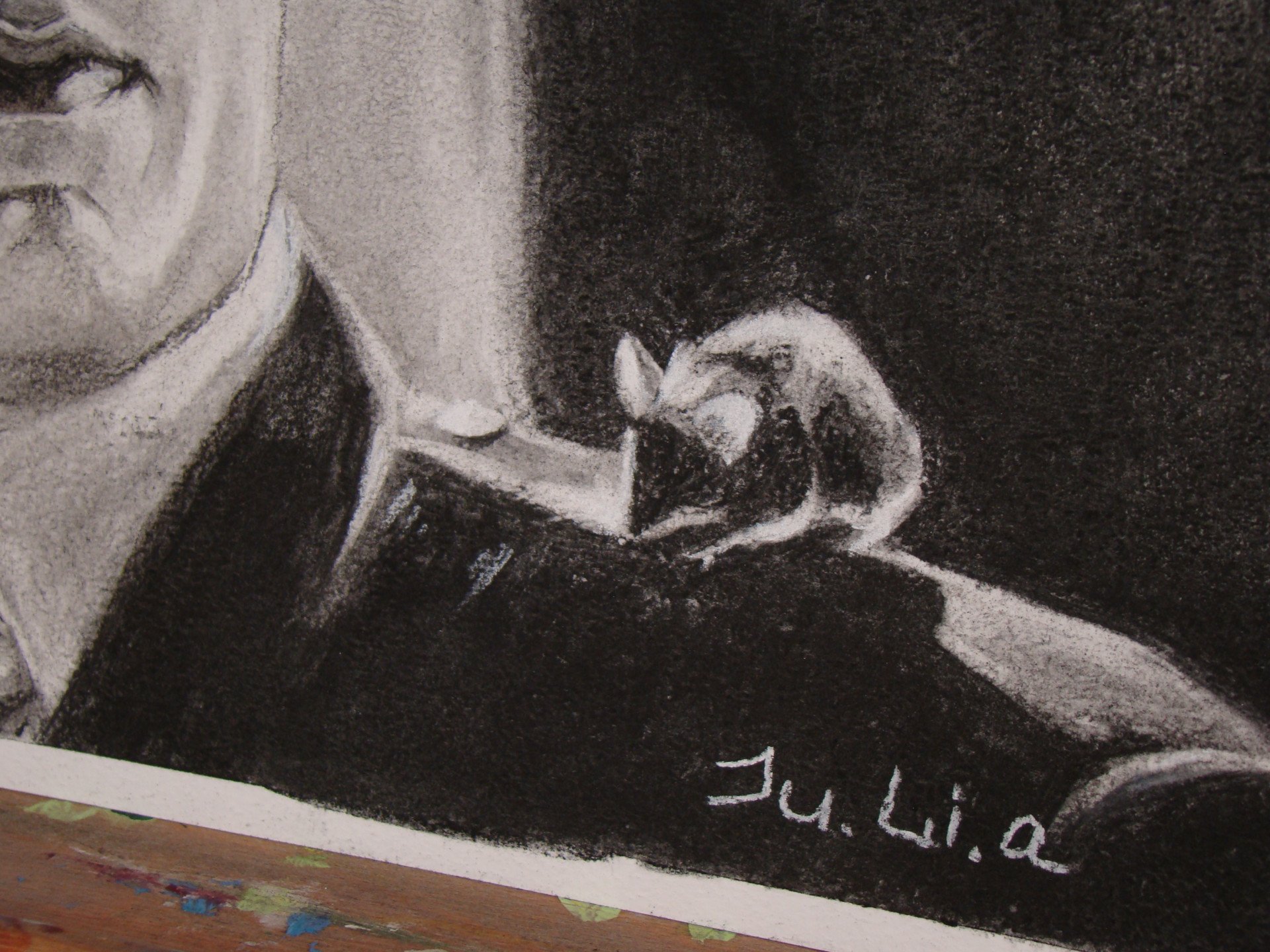 Our secret Drawing - Julia Lihina - Jose Art Gallery