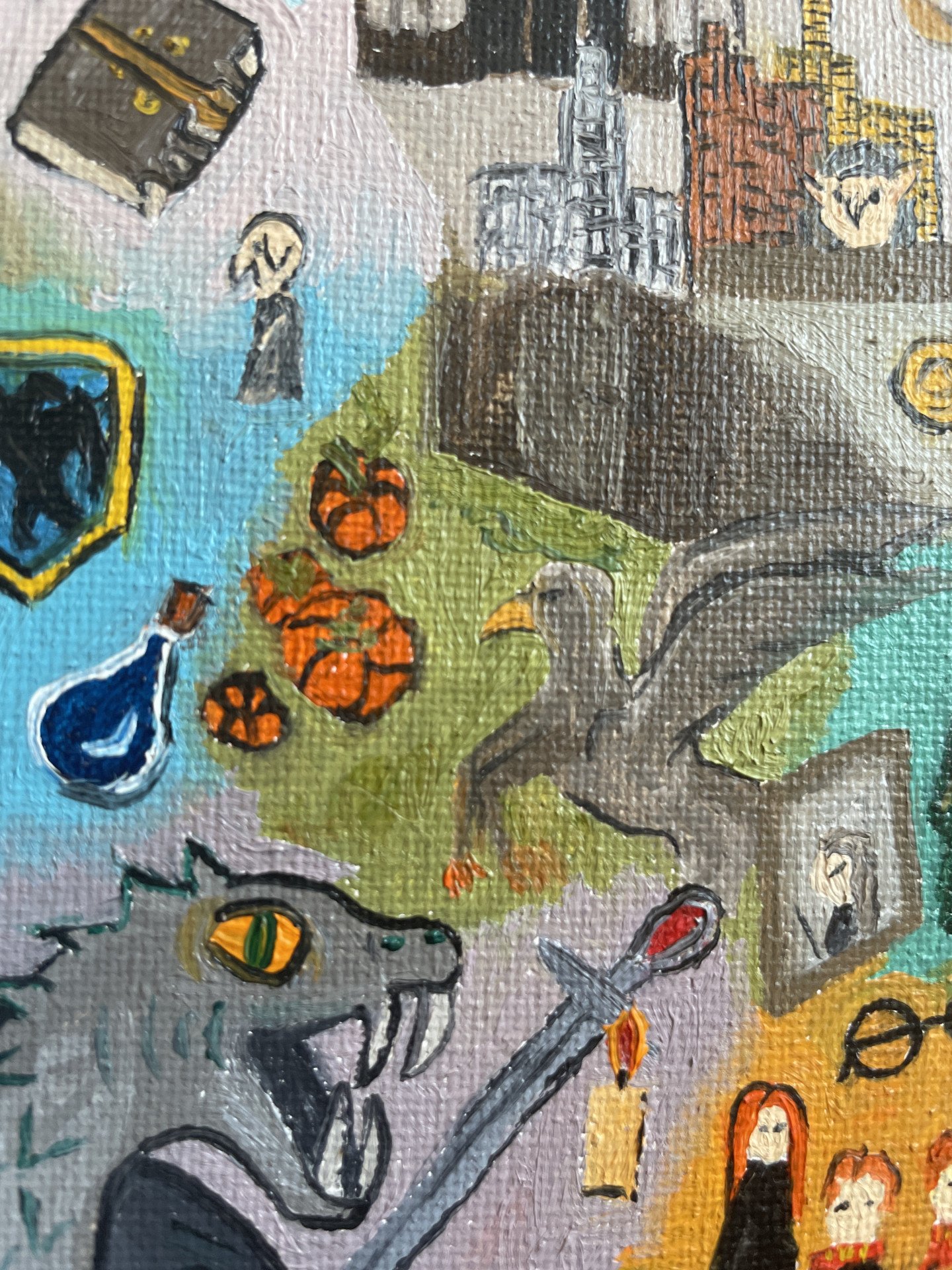 Universe of Harry Potter Painting by Anna Chayka - Jose Art Gallery