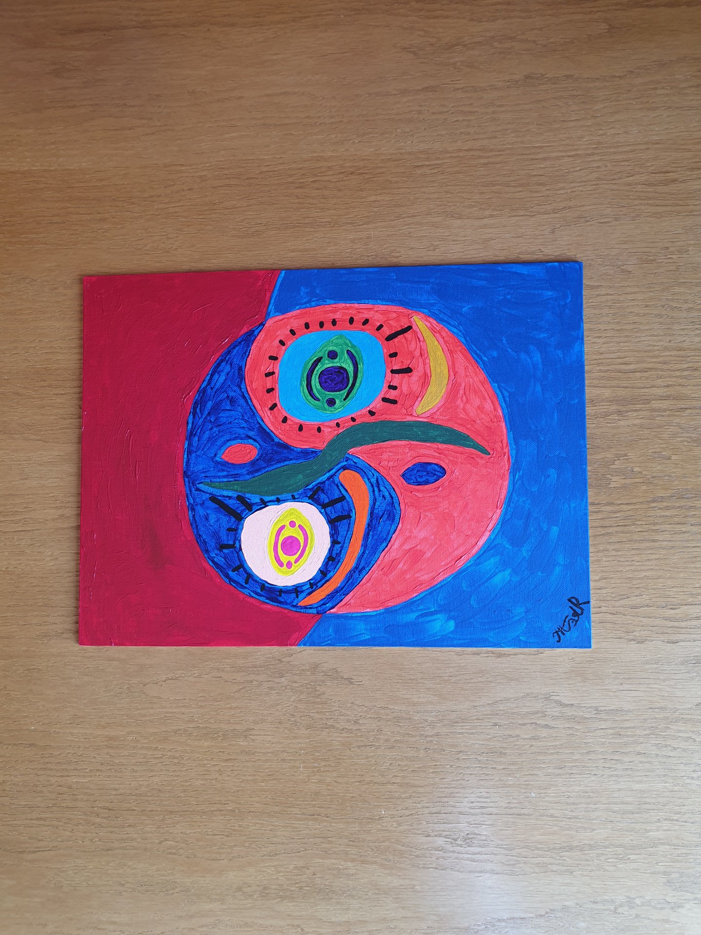 Yin and Yang Painting by Arina Mari - Jose Art Gallery