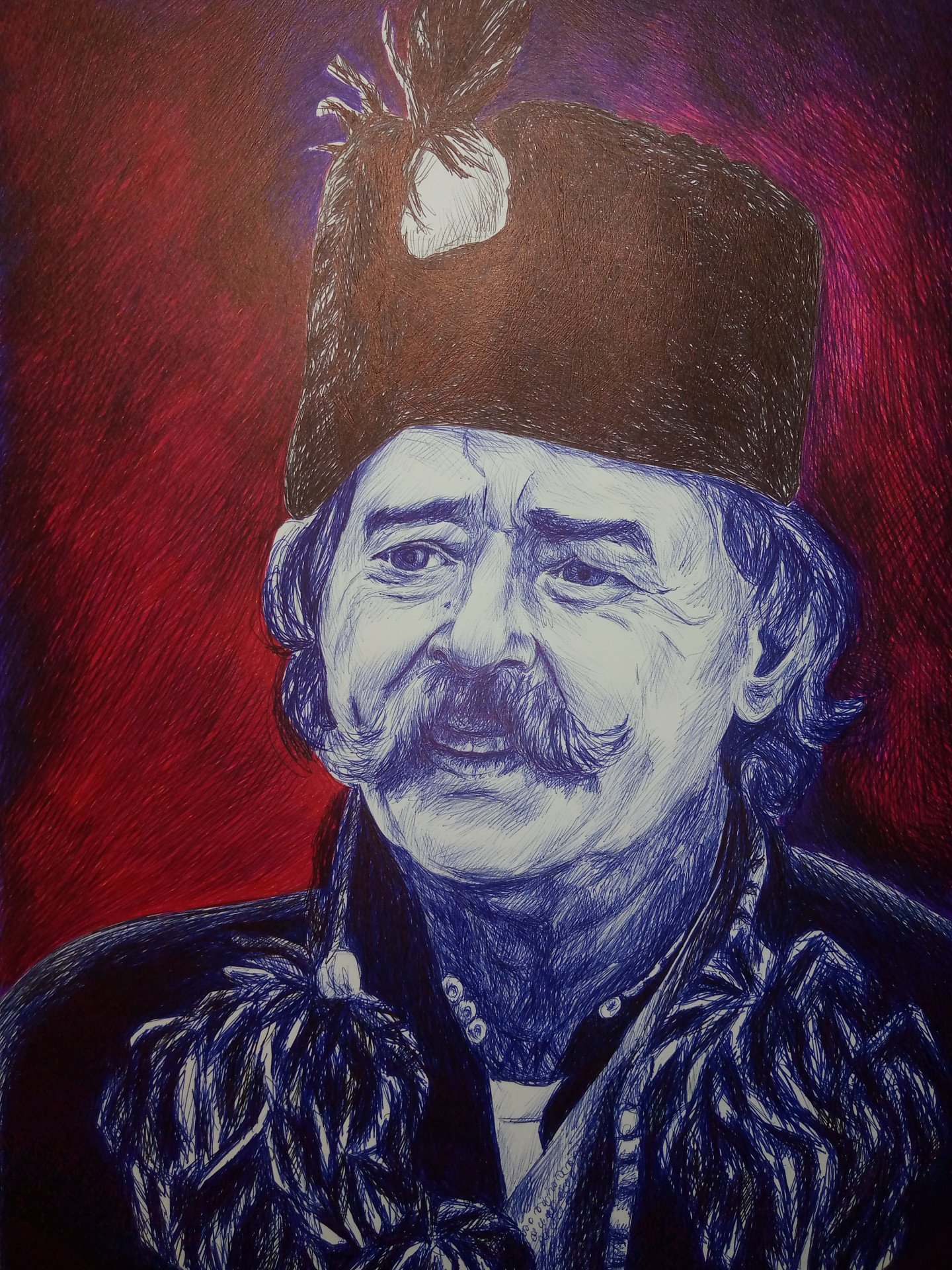 Kerivnik Kolyadnickogo Ruhu Drawing - Vita Ivanova