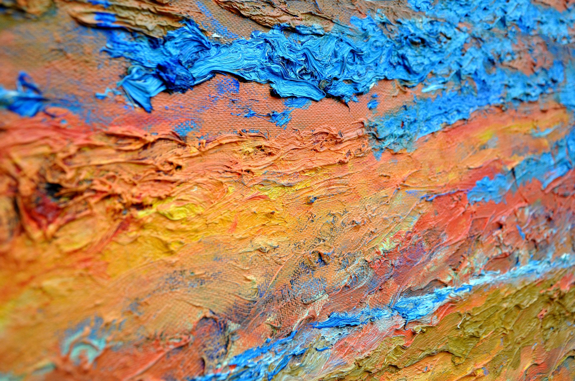Orange. Peinture de Olga Bejina - Jose Art Gallery