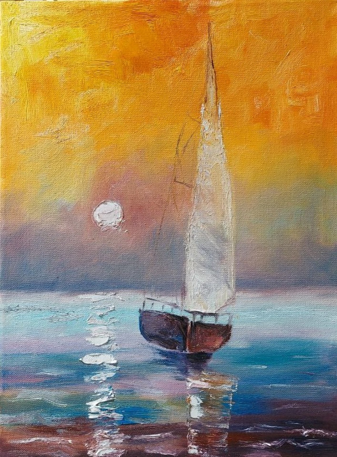 Armonía tranquila Pintura de Vanda Orlova - Jose Art Gallery