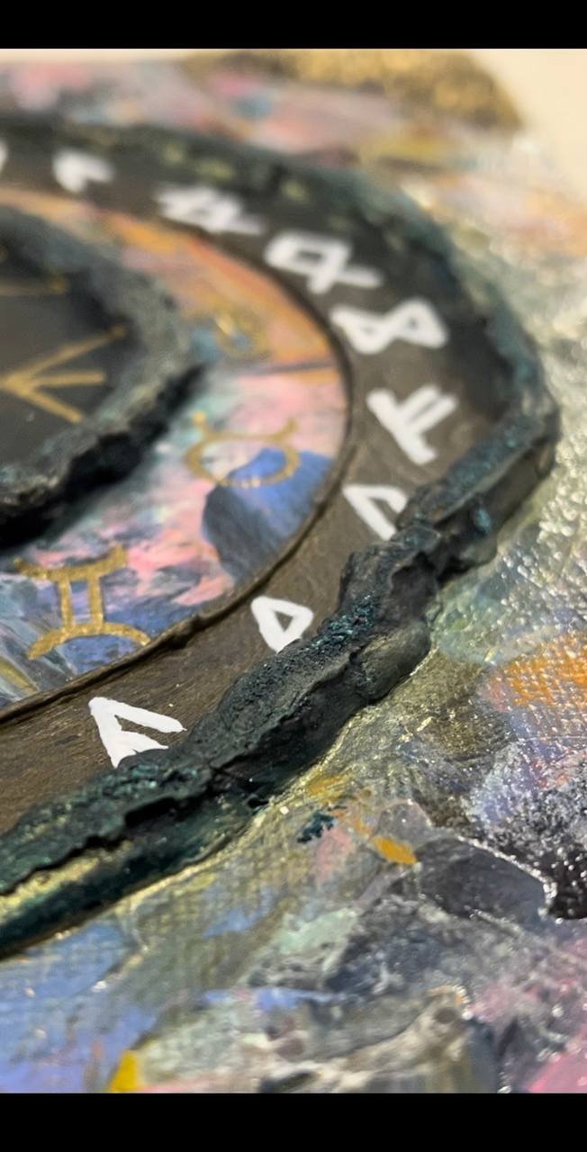 Magic runic circle Painting by Hanna Art - Jose Art Gallery