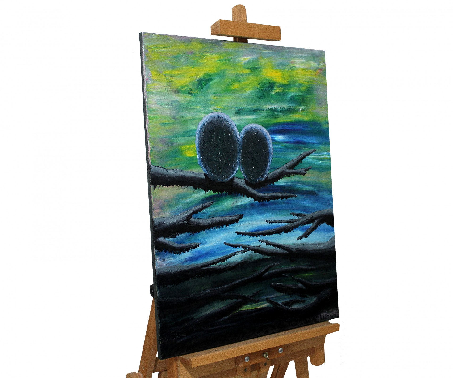 Waiting for the dawn Painting by Andriy Klishyn - Jose Art Gallery