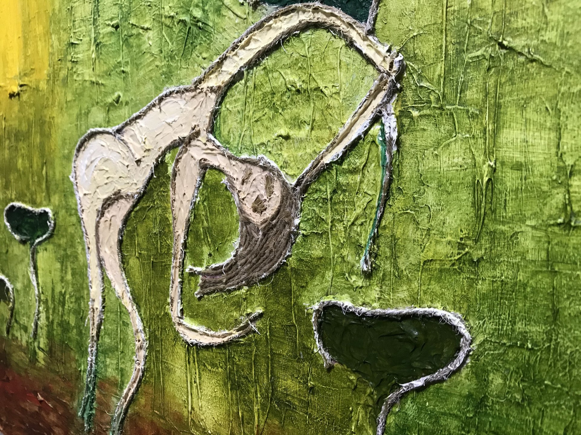 Chimera under the sun Painting by Karan - Jose Art Gallery