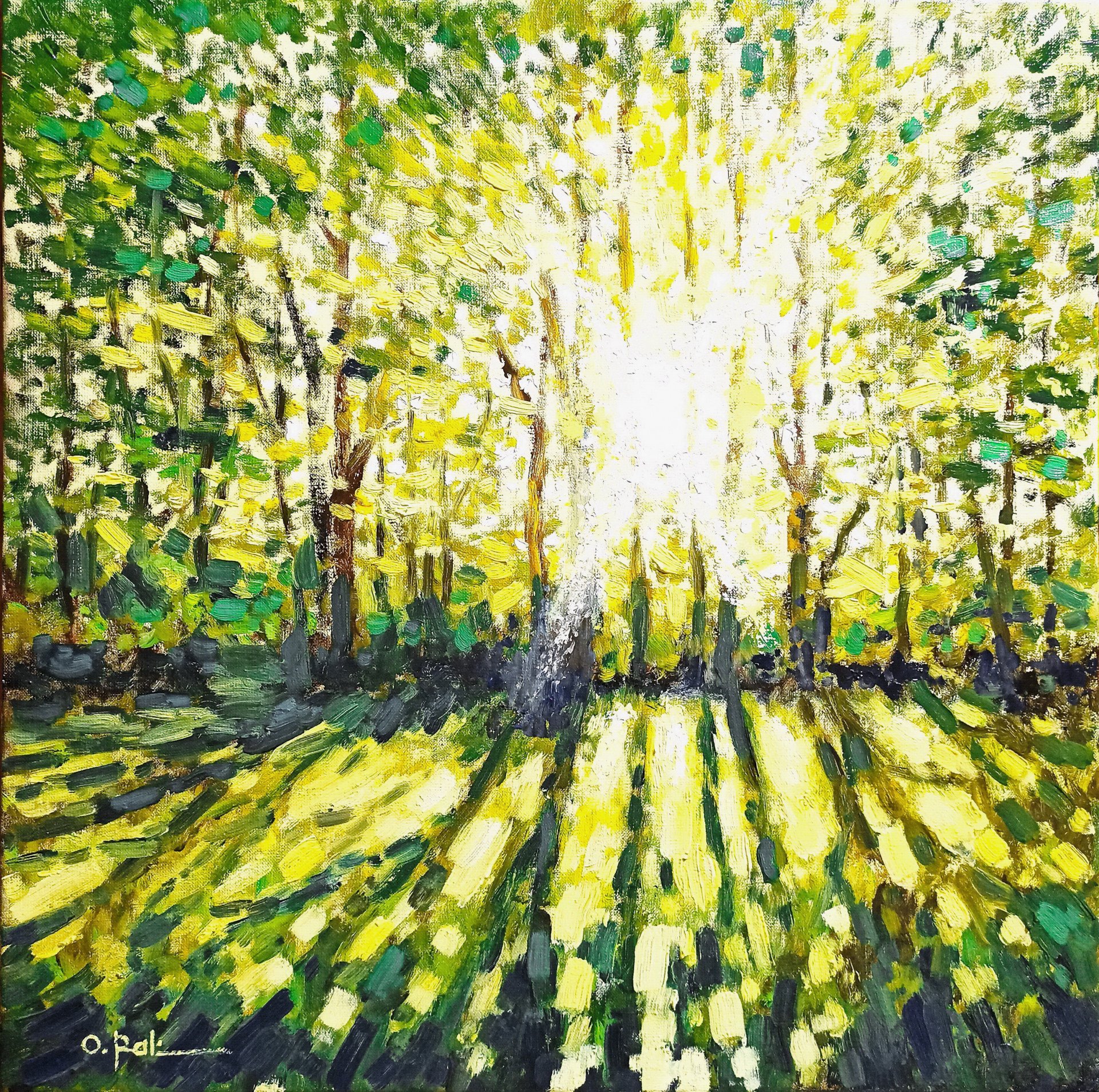 Ray of the sun Painting by Oleh Rak - Jose Art Gallery