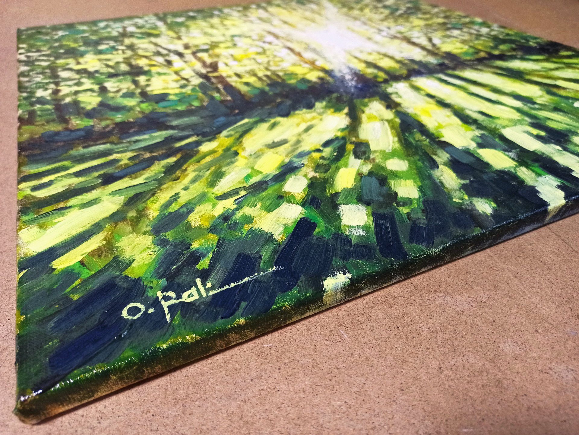 Ray of the sun Painting by Oleh Rak - Jose Art Gallery