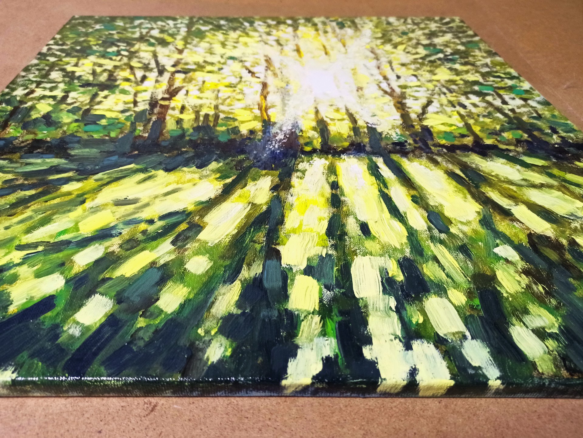 Ray of the sun Painting by Oleh Rak - Jose Art Gallery