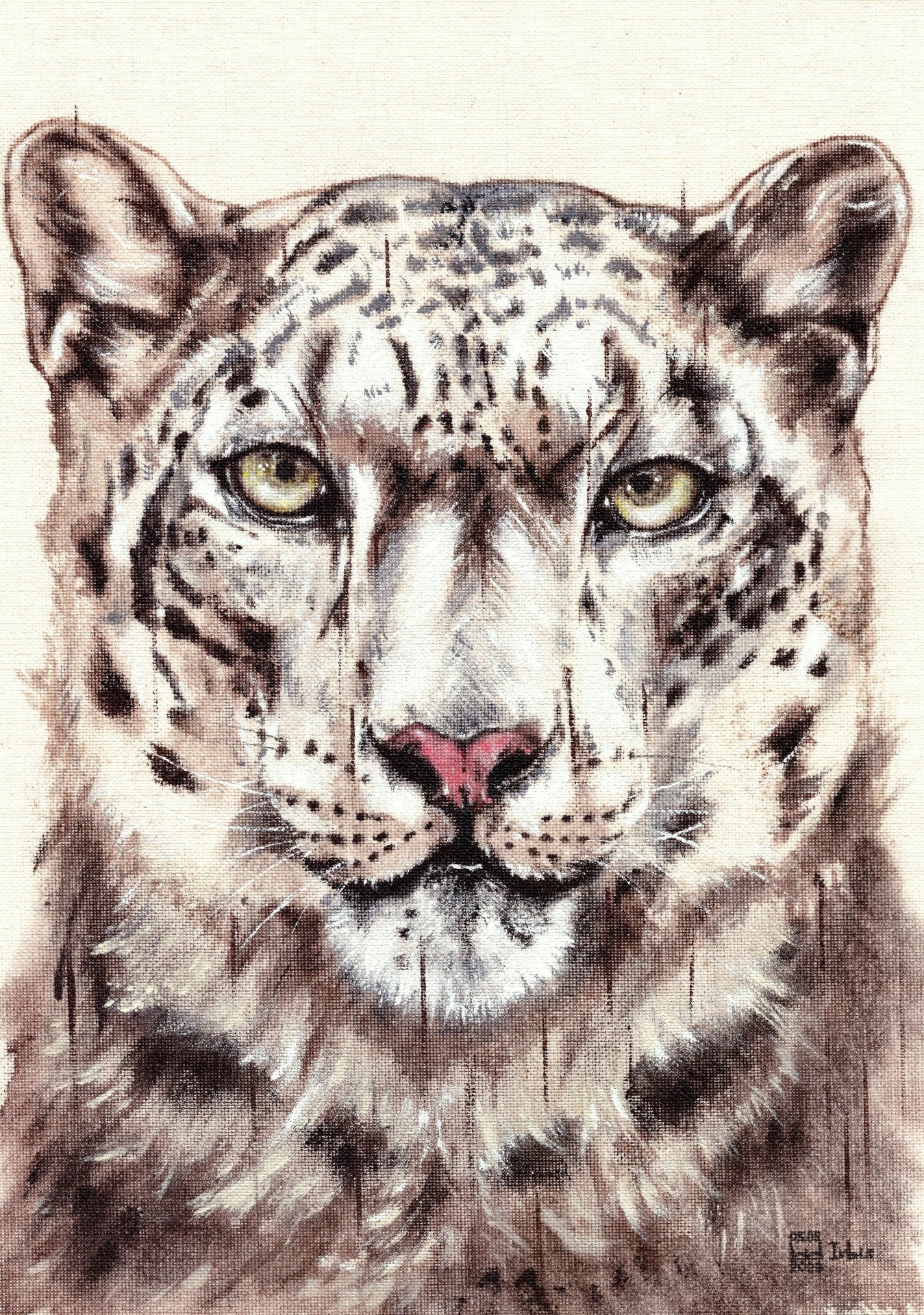 Irbis Painting by Kateryna Bielikova - Jose Art Gallery