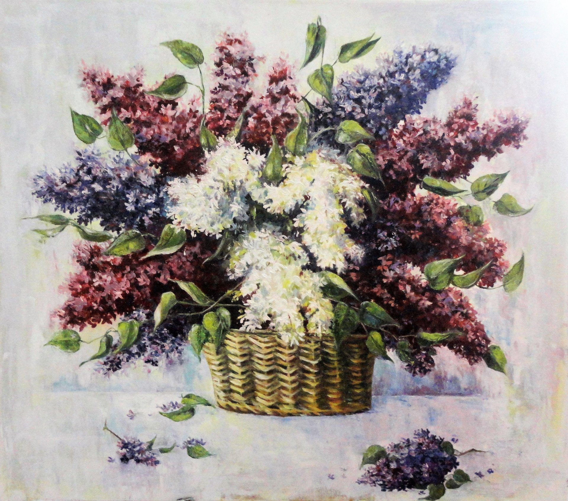 Lilac Note Painting by Nadiya Ulyanich - Jose Art Gallery