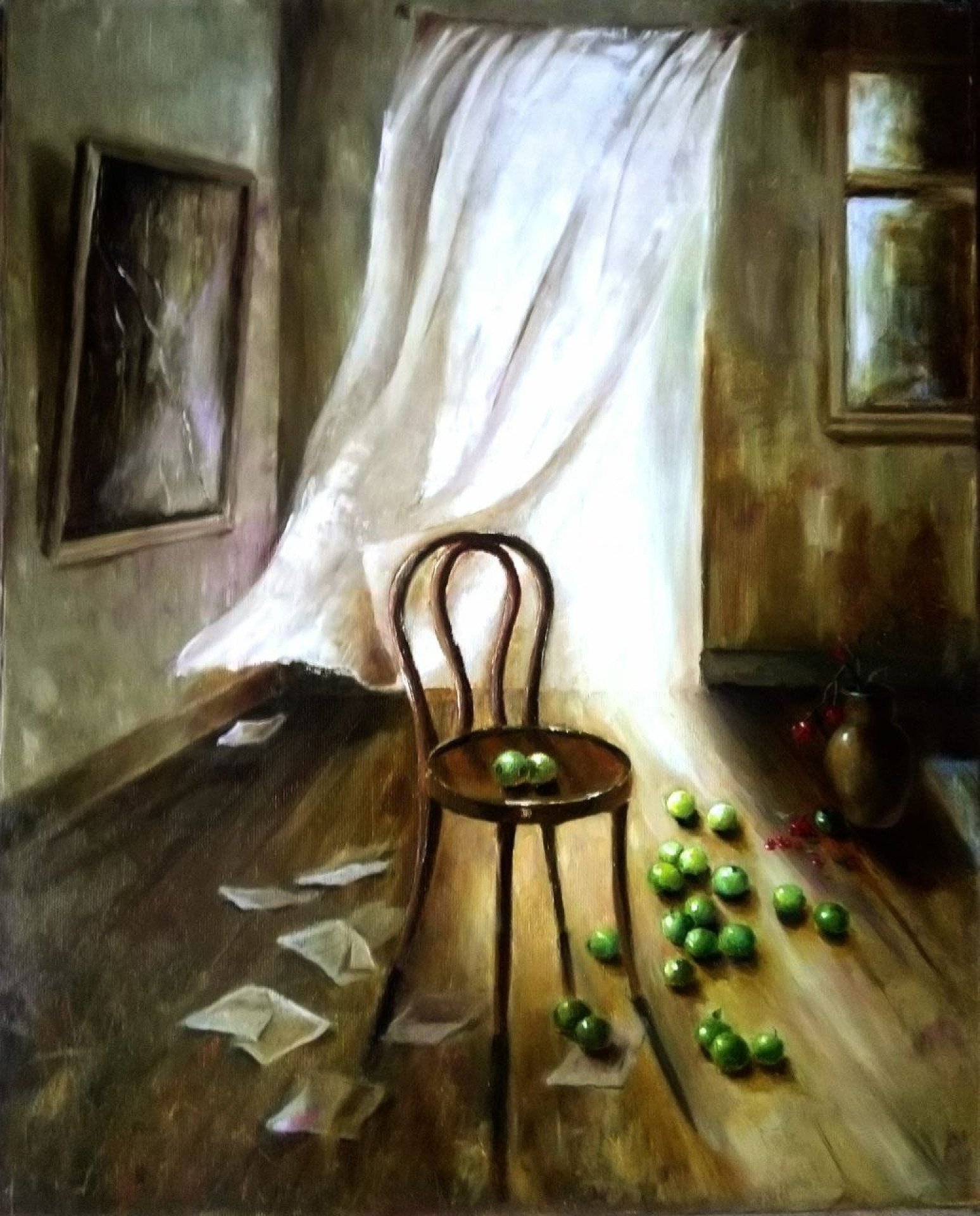 Andrei Tarkovsky Painting by Alena Moiseenko