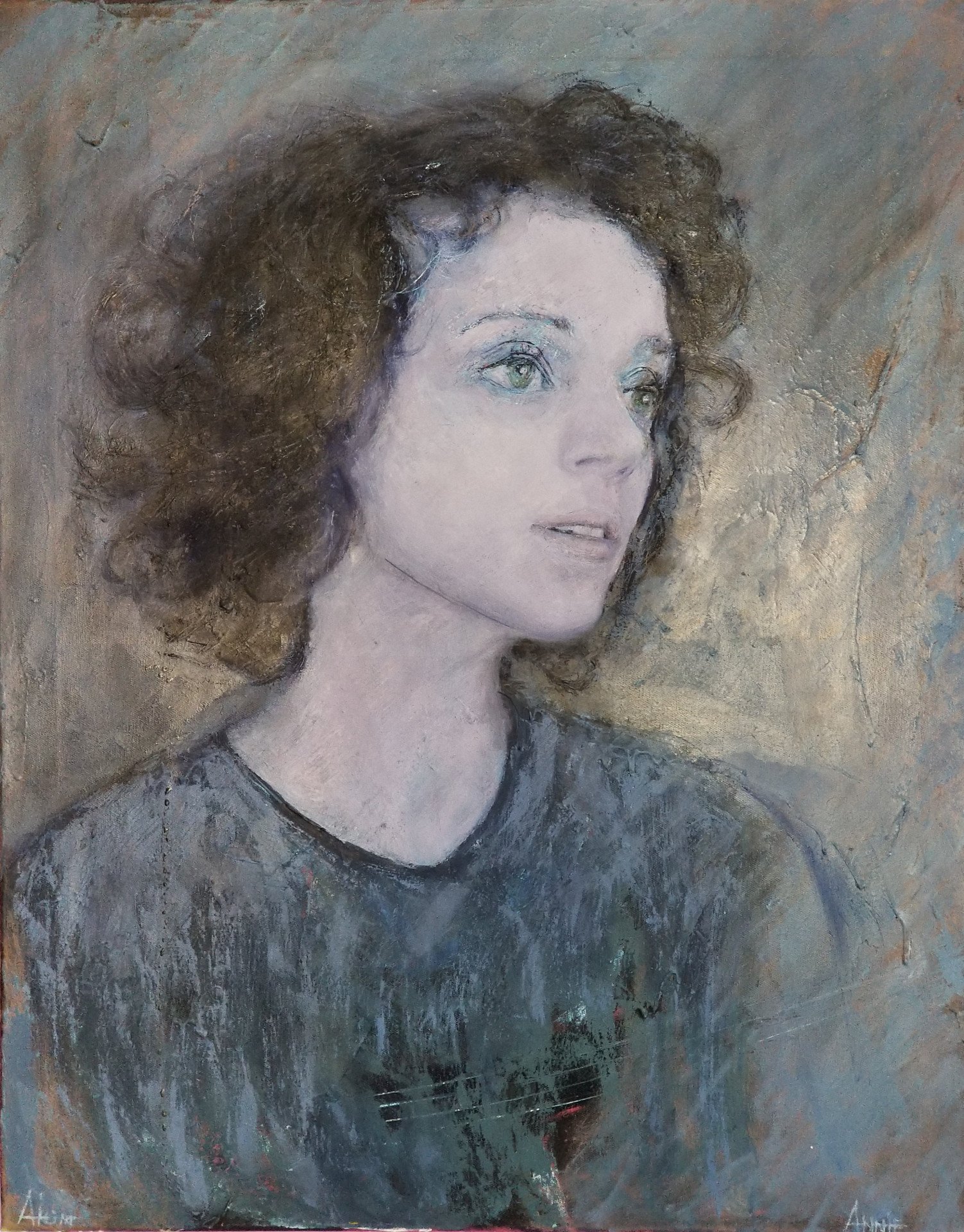 Annie (TR 10) Painting by Atom Hovhanesyan